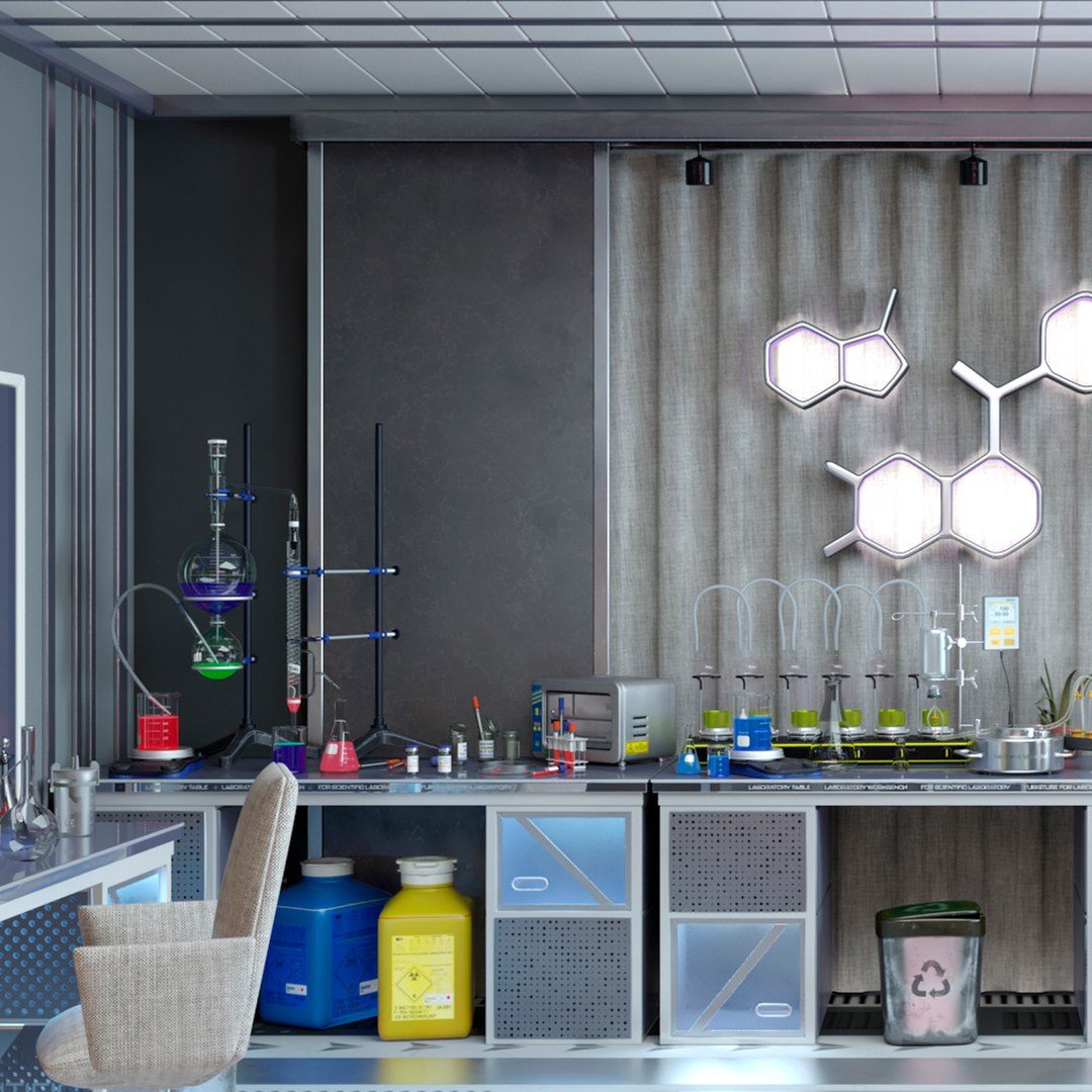 Modern Lab 3D Model - TurboSquid 2282669