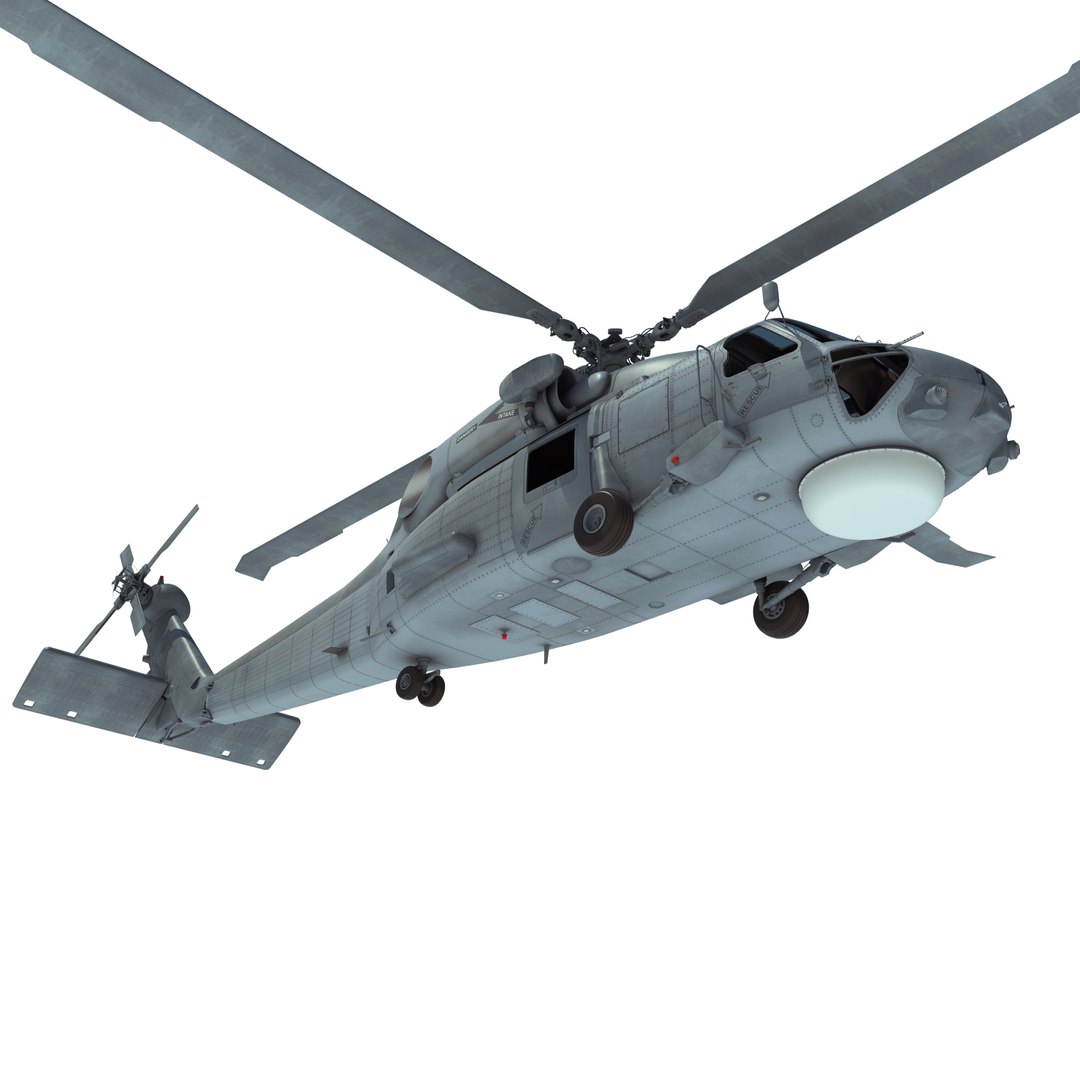 3ds Max S-70b Sikorsky Military Helicopter