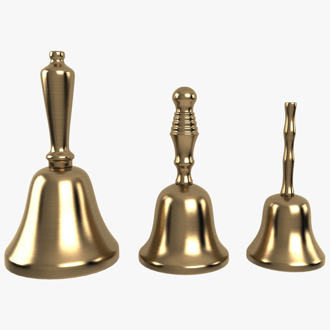 bell handbell hand 3d max