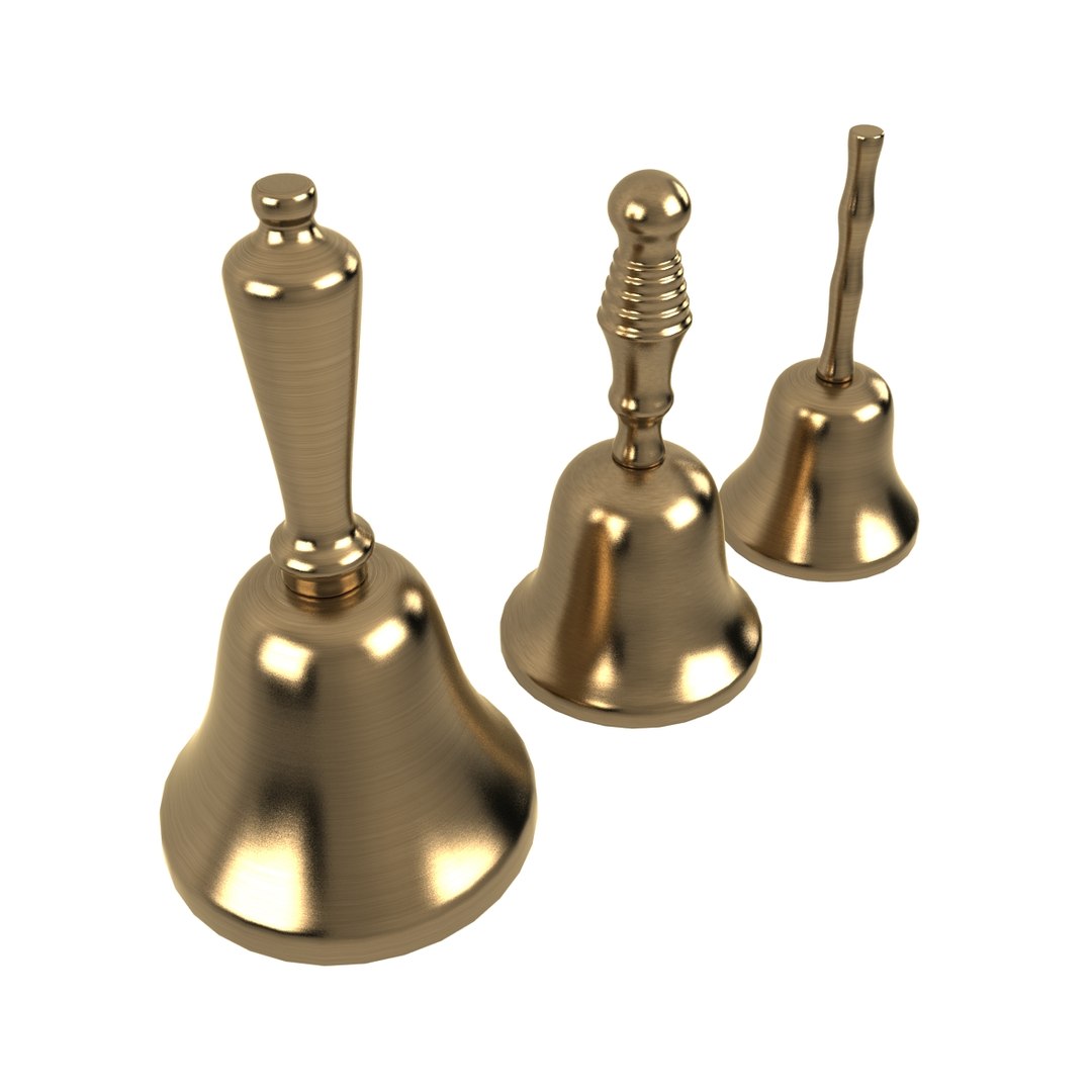 bell handbell hand 3d max