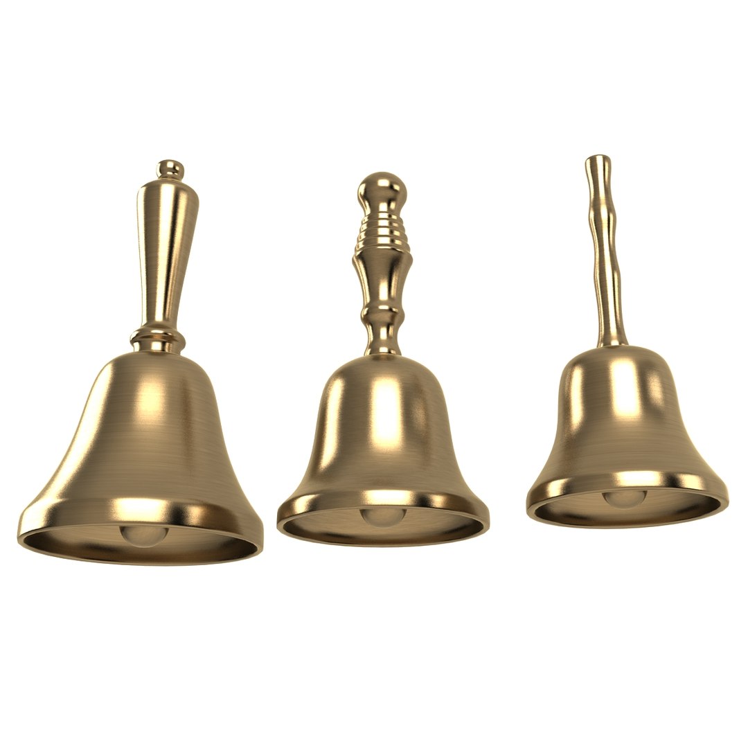 bell handbell hand 3d max
