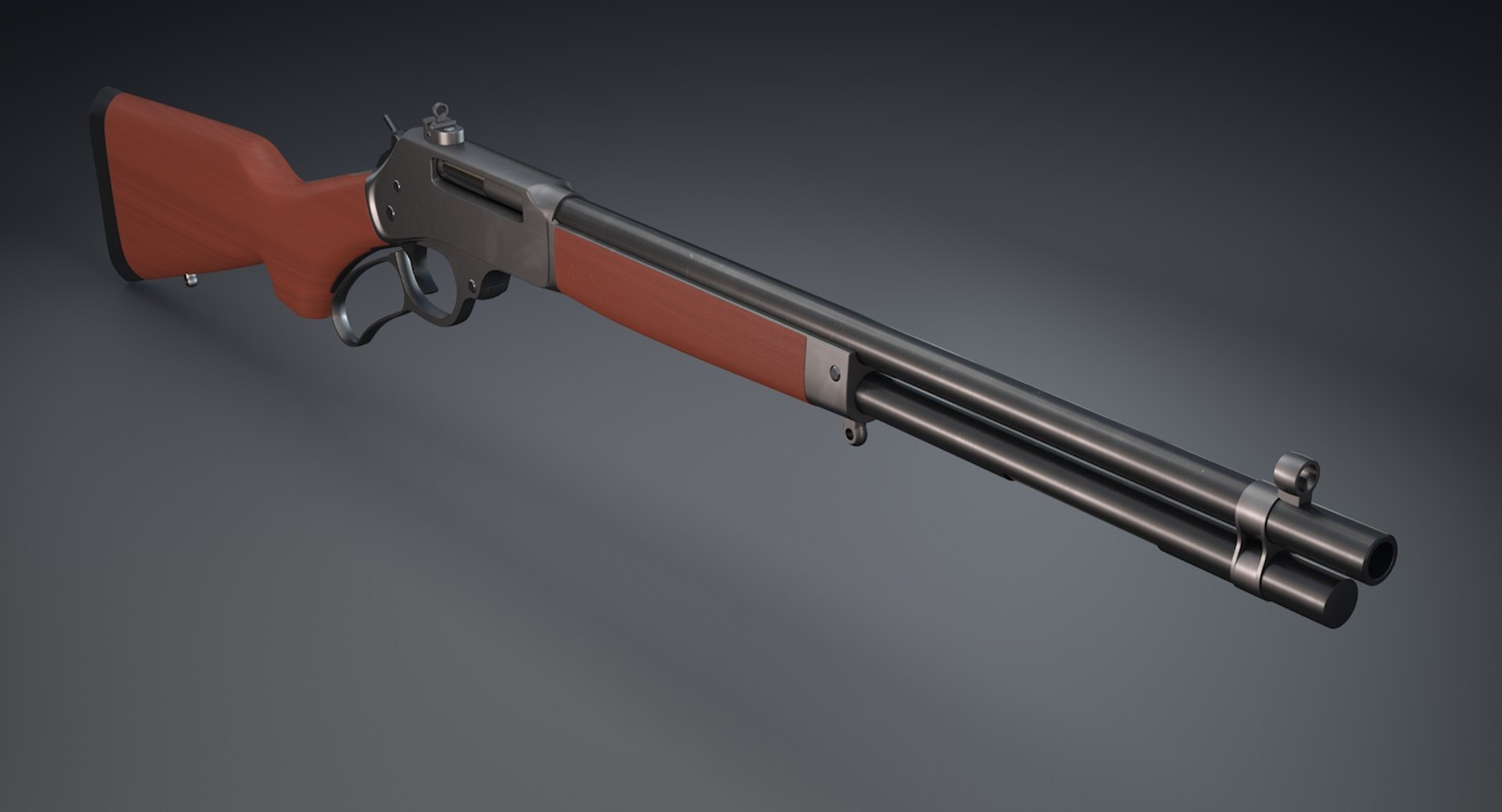 henry rifle c4d