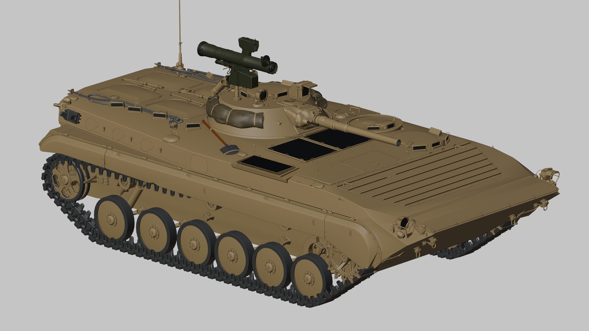 3D Model BMP-1P - TurboSquid 2332009
