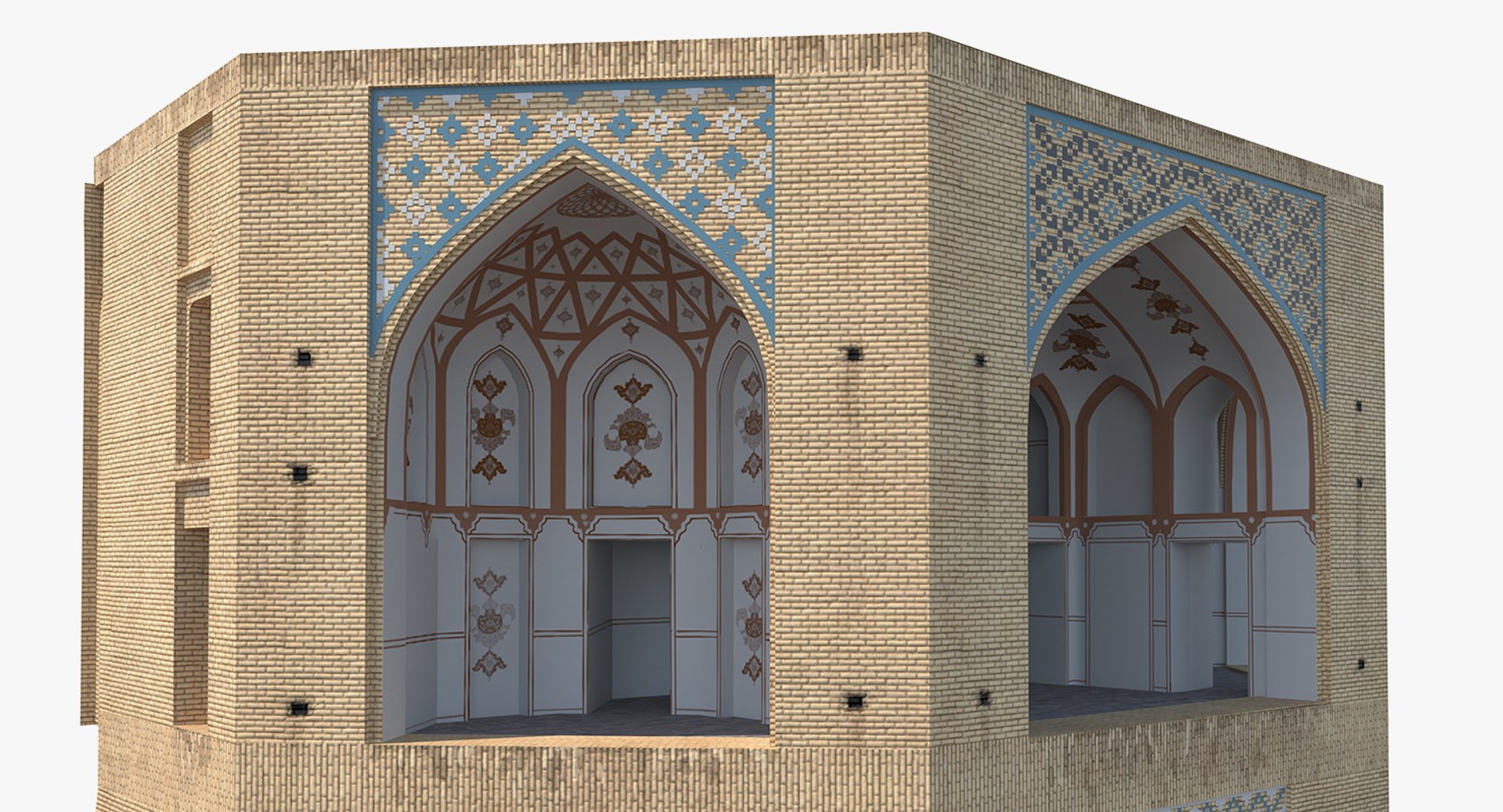 Persian building 3D model - TurboSquid 1421451