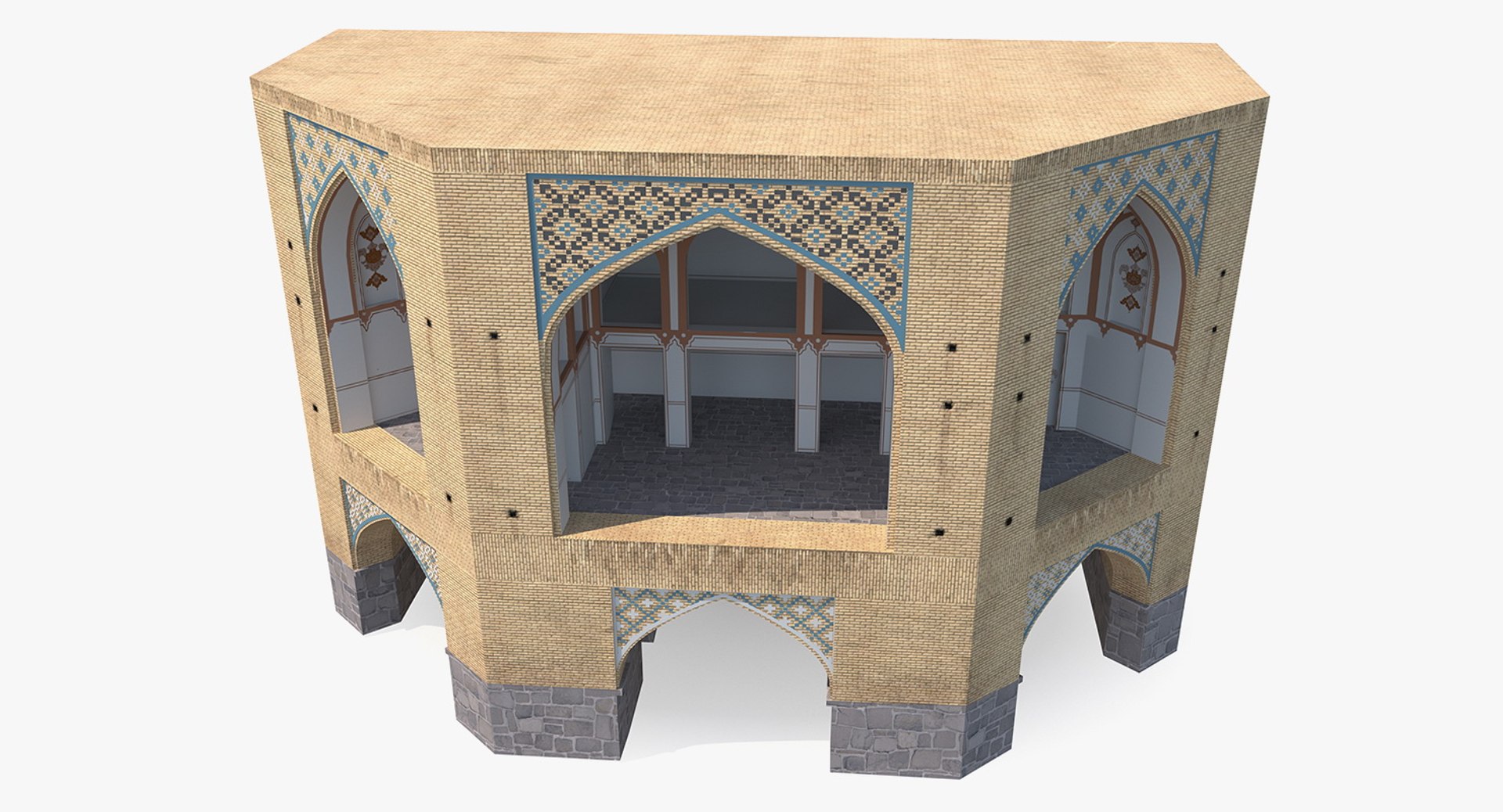 Persian Building 3D Model - TurboSquid 1421451