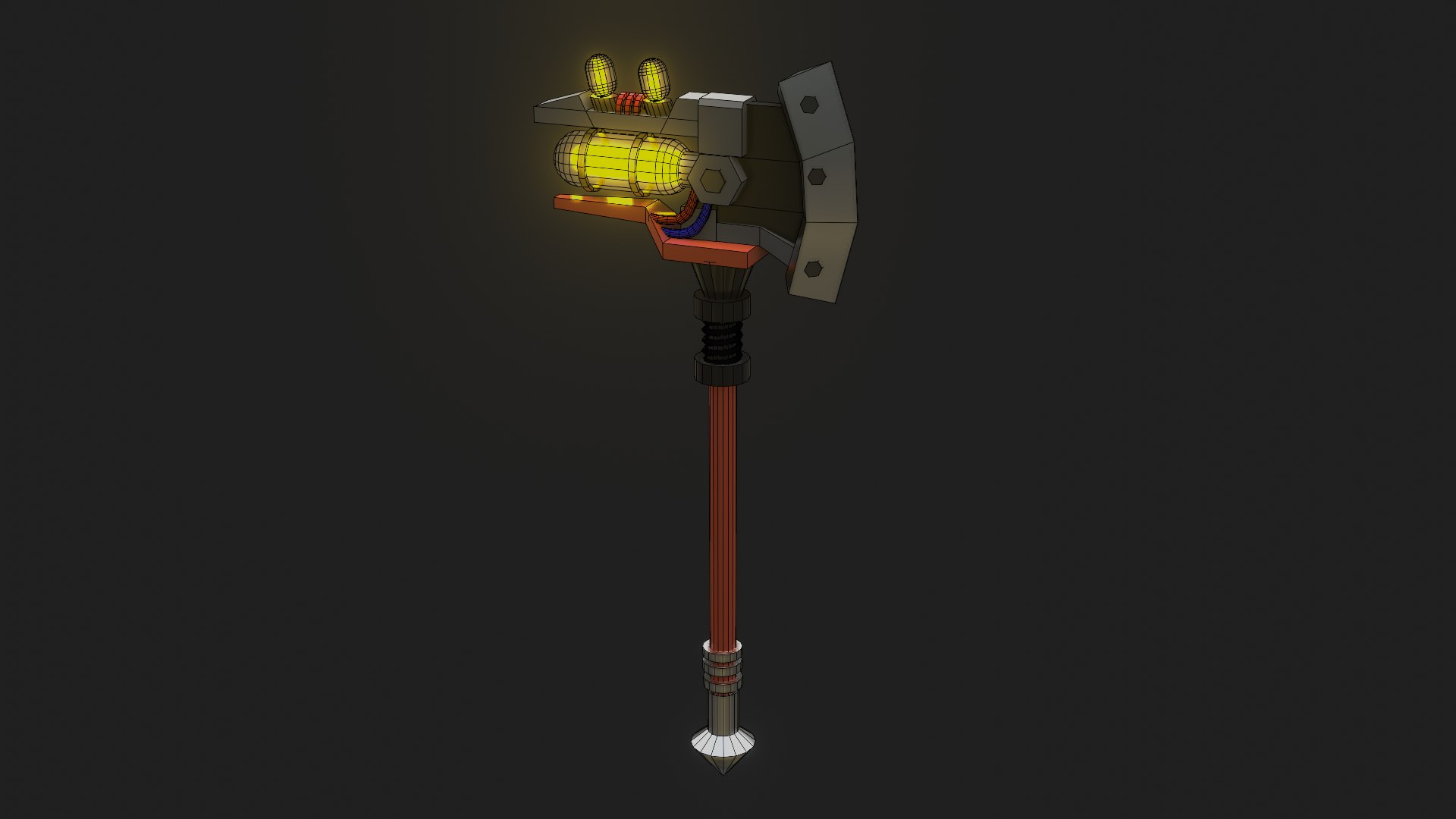 3d Stylized Axe Game Ready Pbr Model Turbosquid 1986027 
