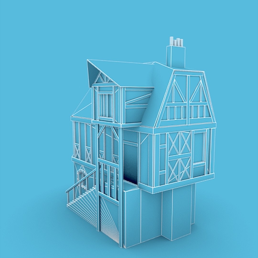 Medieval Village Apothecary Buildings Fbx