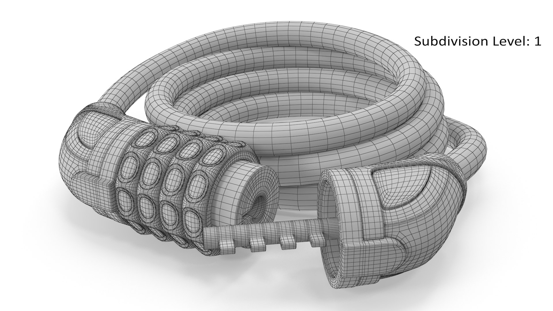 3D Model Bicycle Lock - TurboSquid 2184360
