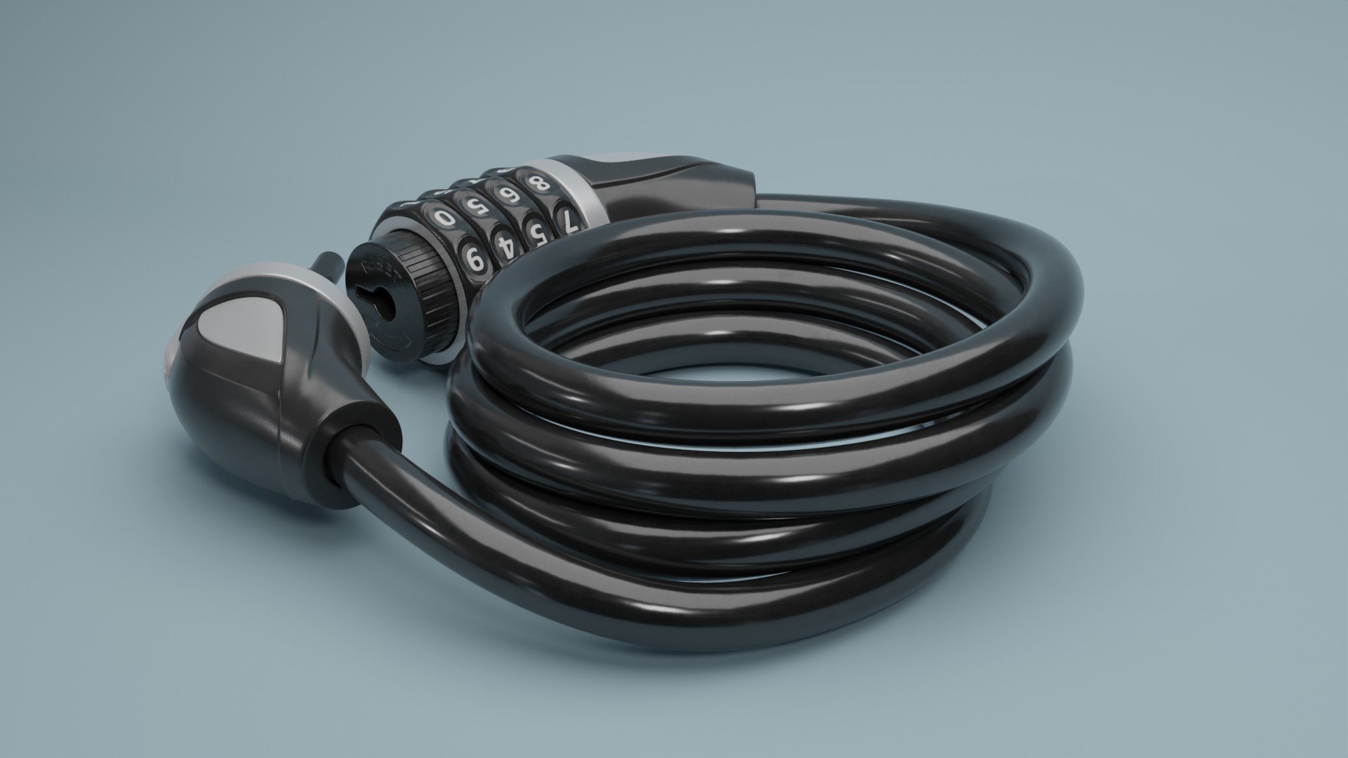 3D Model Bicycle Lock - TurboSquid 2184360