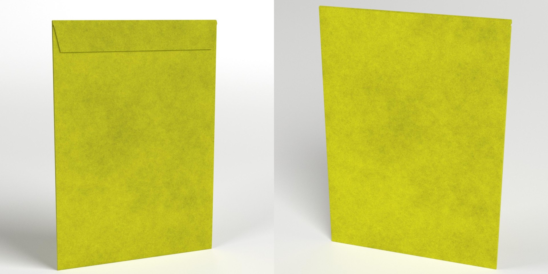 Large yellow envelope 3D model - TurboSquid 1370307