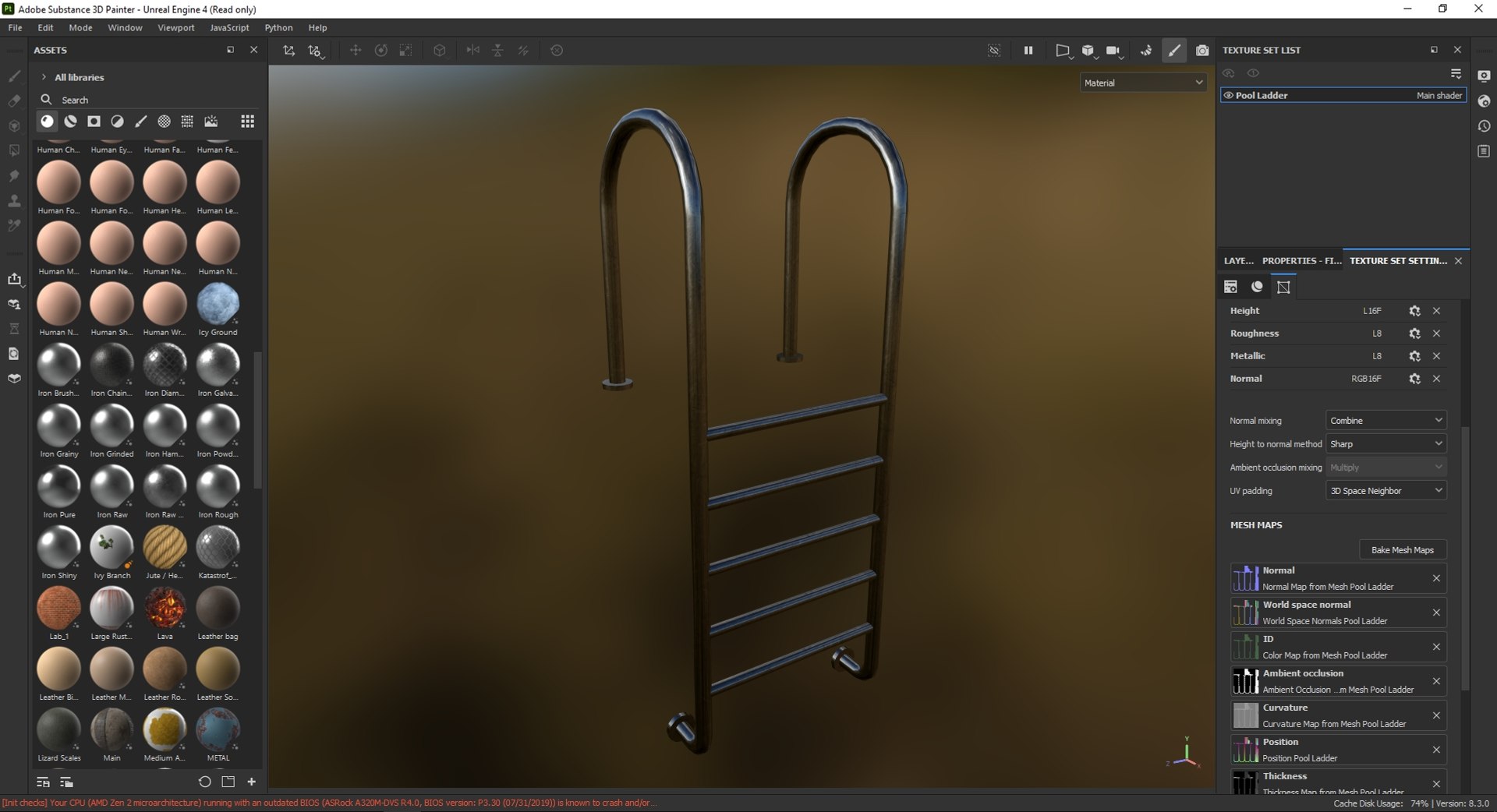 3D Pool Ladder Model - TurboSquid 2127041
