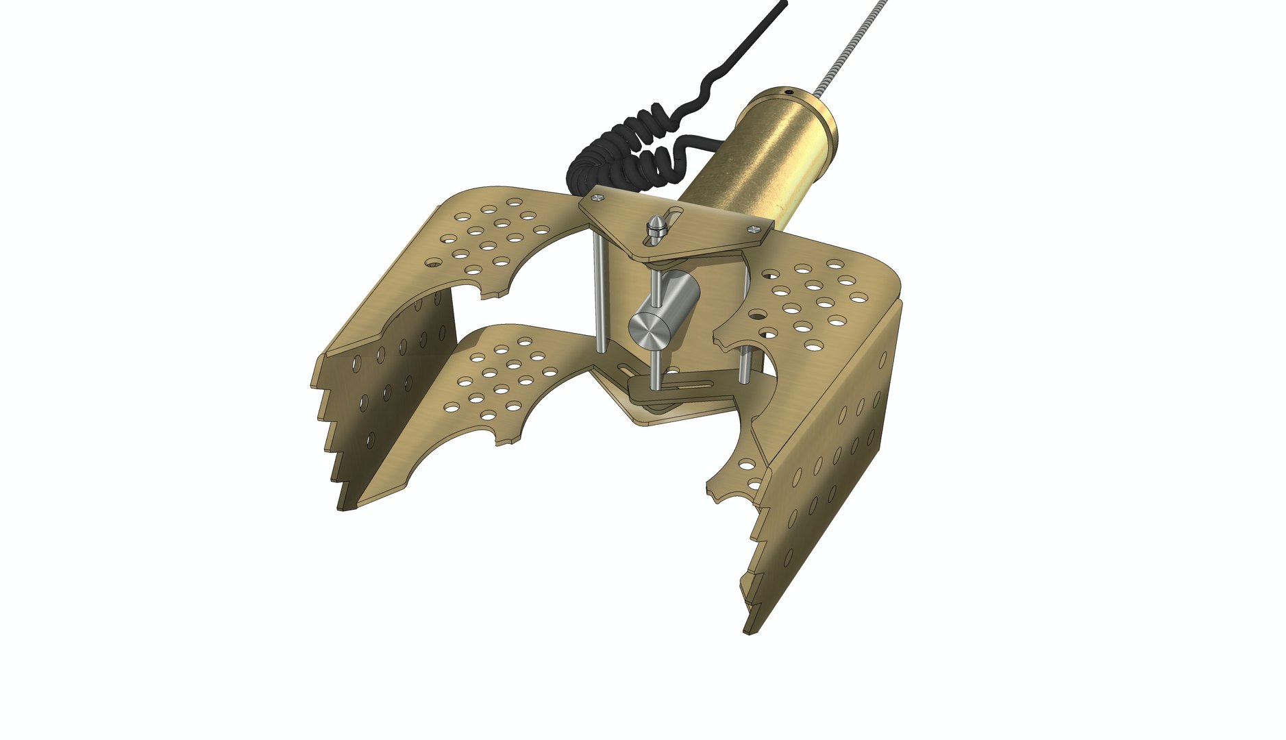Crane Game Machine Claw - Brass 3D Model - TurboSquid 2167966