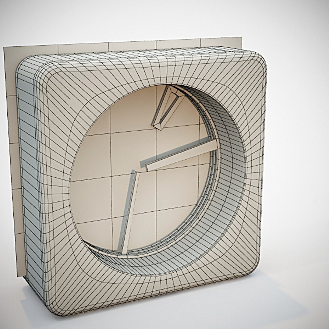3d Clock Circles Model