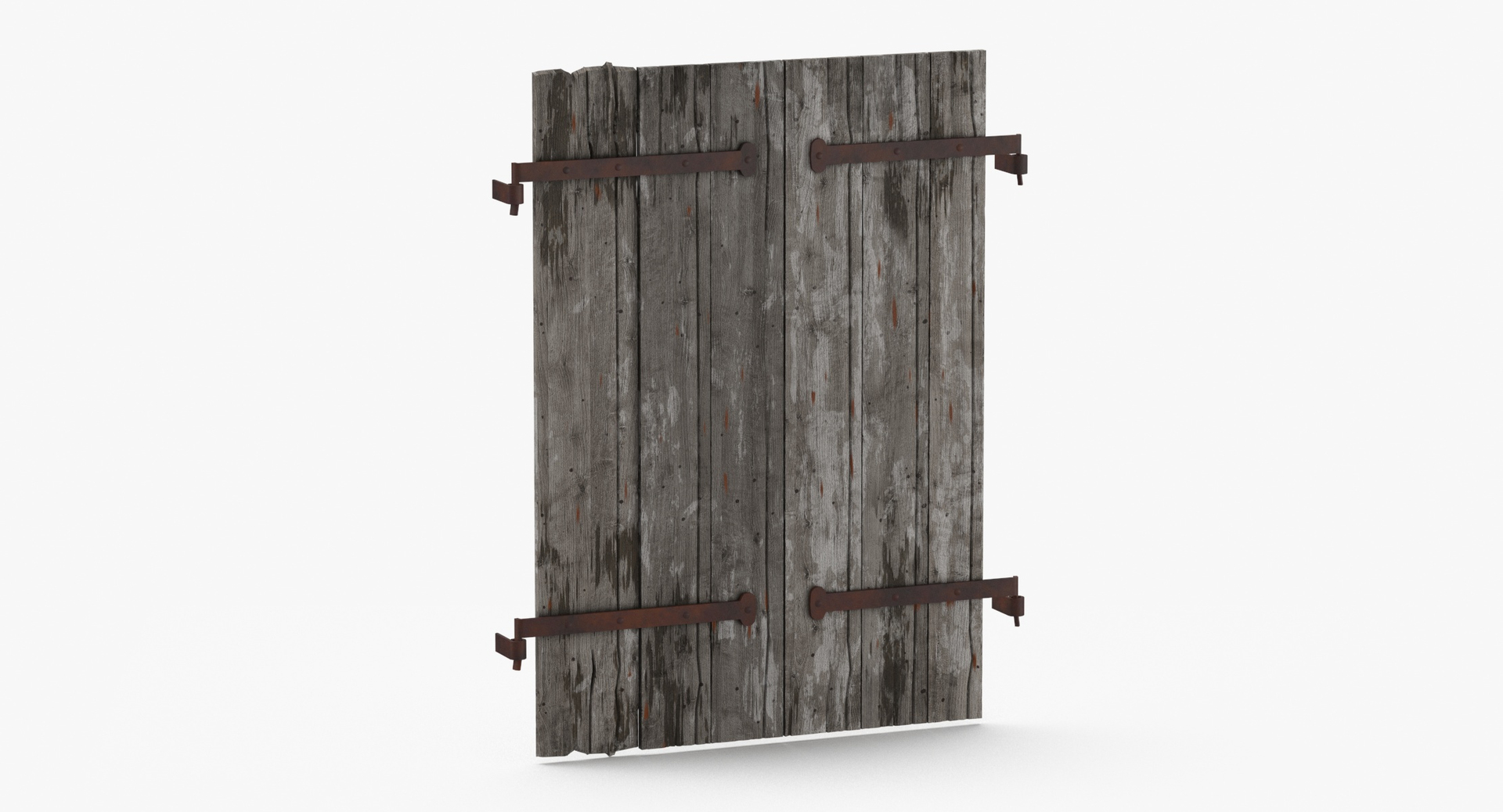 Medieval Wooden Window Cover 03 3D - TurboSquid 1813087