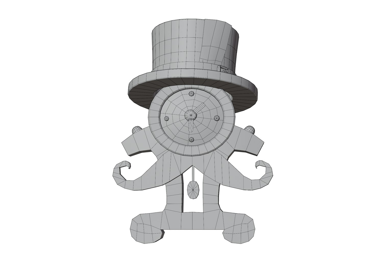 Stylized Magicians Clock Low-poly 3D Model 3D Model - TurboSquid 1772719