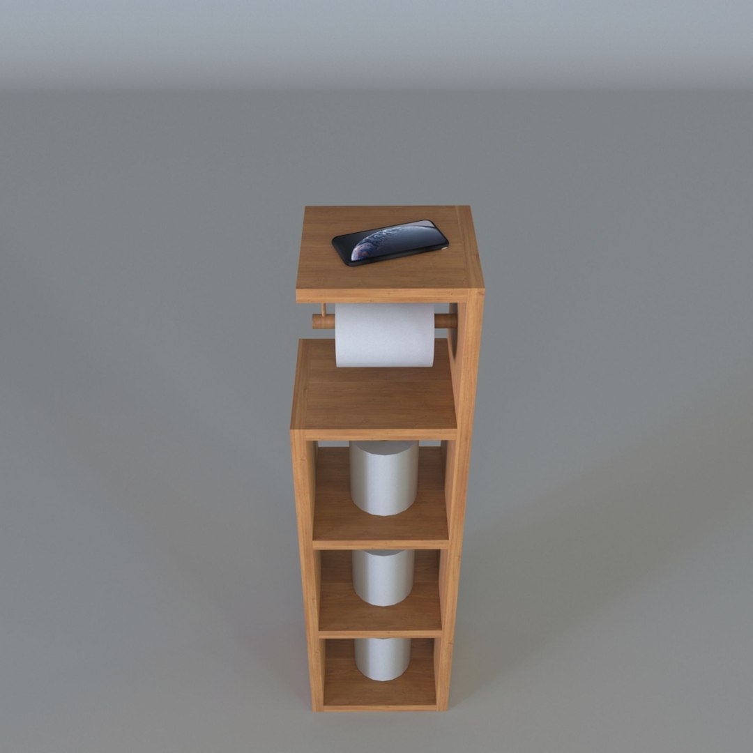 3D Toilet Paper Holder Model - TurboSquid 1964095