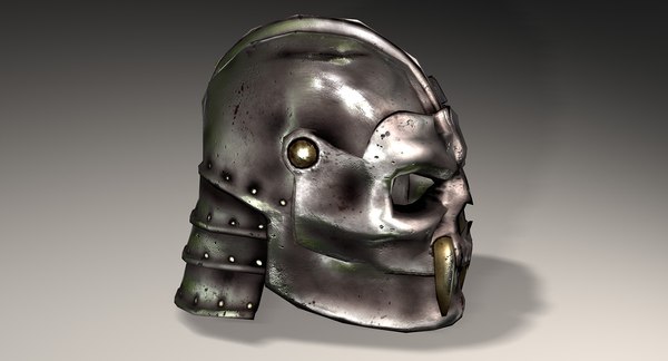 medieval helmet skull max