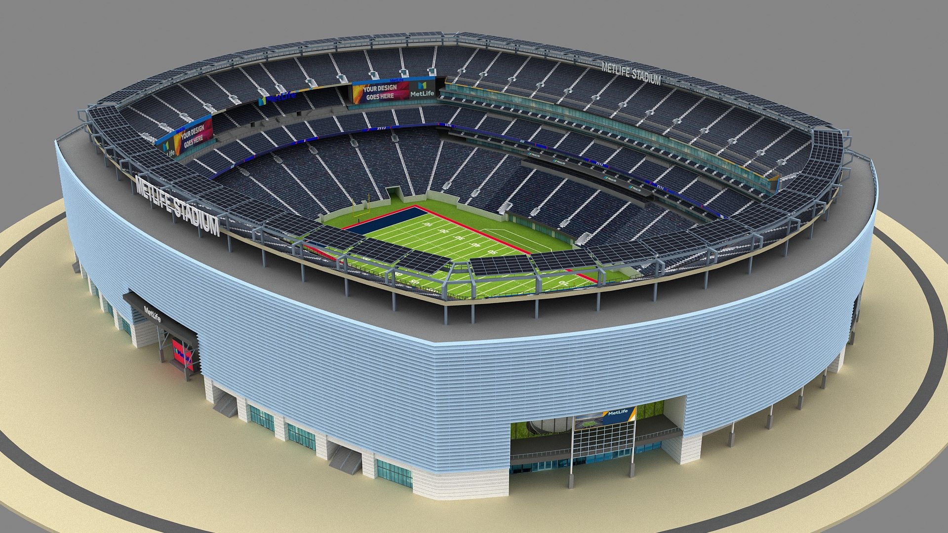 MetLife Stadium 3D - TurboSquid 2123662