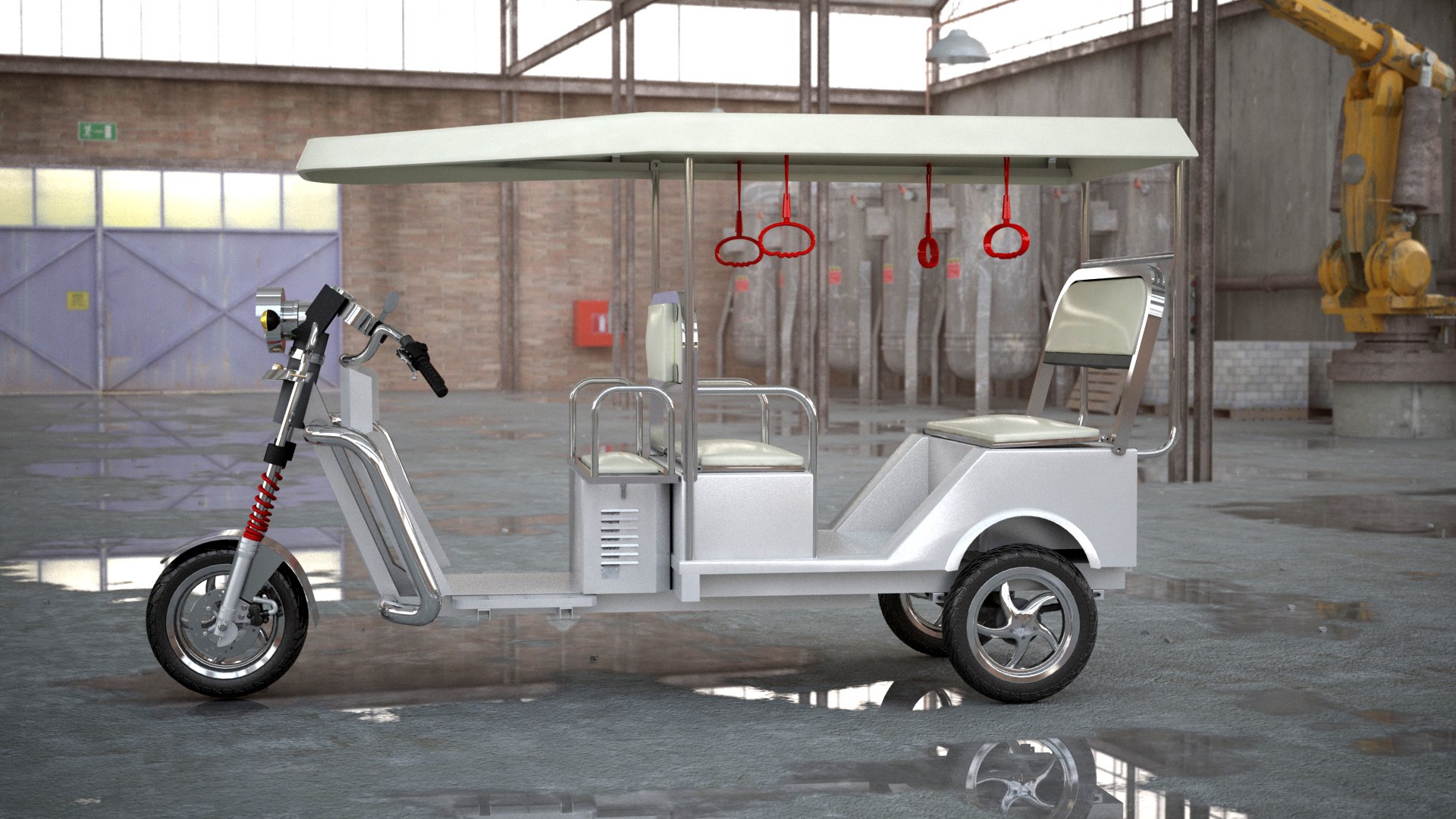 Electronic Rickshaw Auto Vehicles 3D - TurboSquid 1284433