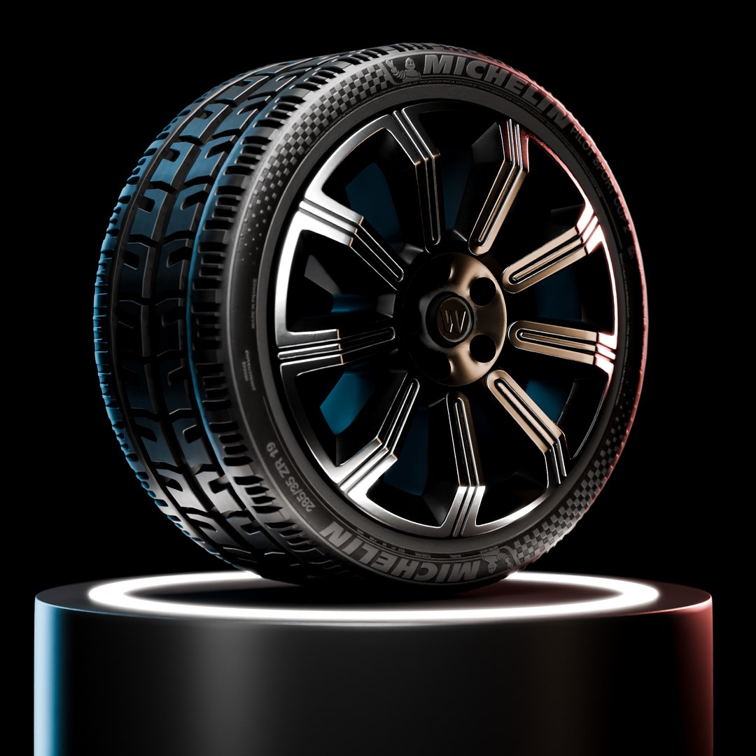 3D Realistic Car Wheel 3D Model - 4K Textures - TurboSquid 2338387