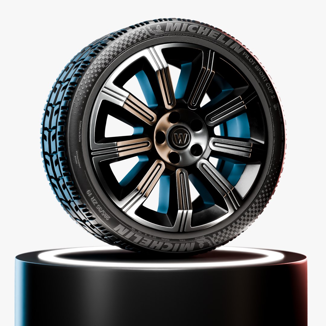 3D Realistic Car Wheel 3D Model - 4K Textures - TurboSquid 2338387