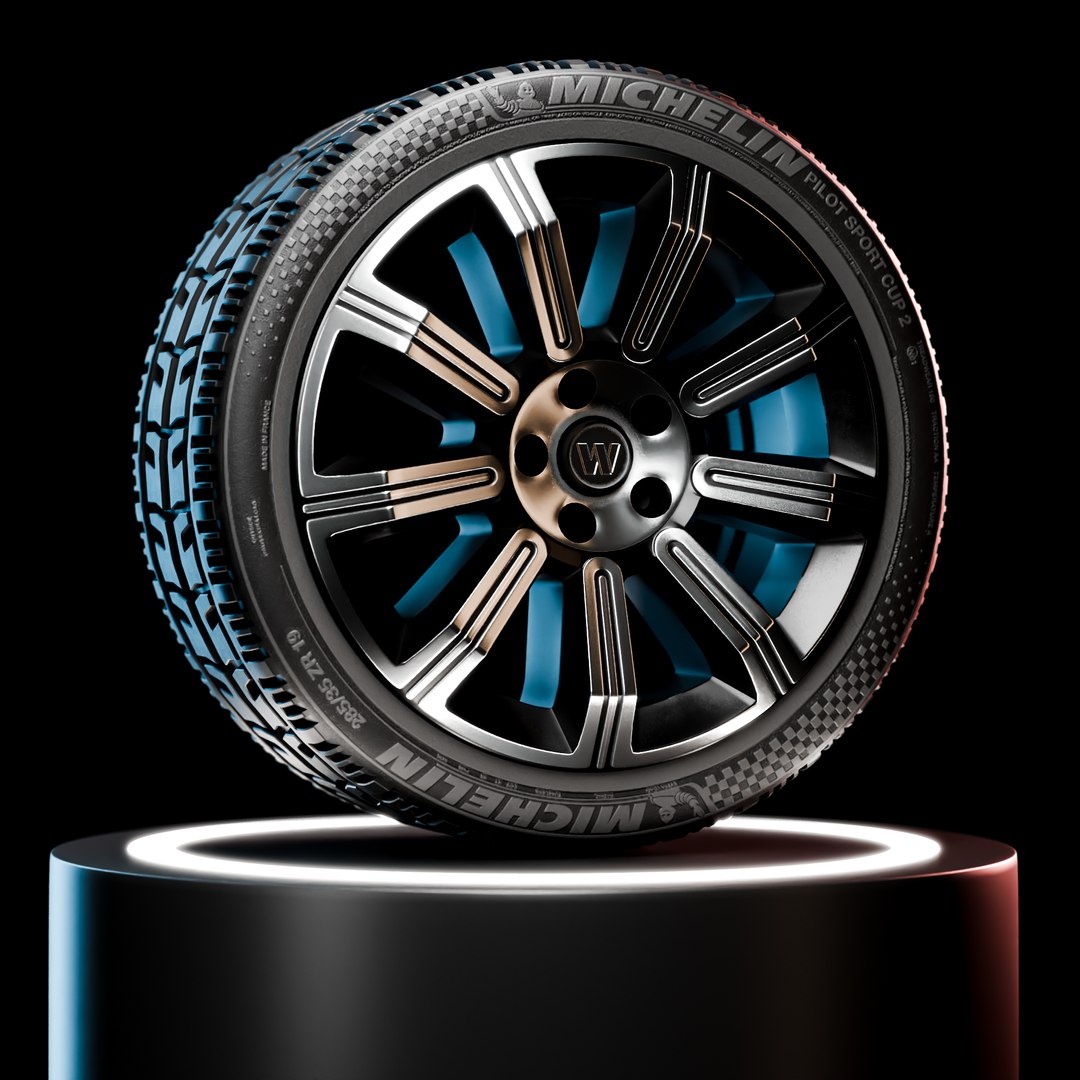 3D Realistic Car Wheel 3D Model - 4K Textures - TurboSquid 2338387