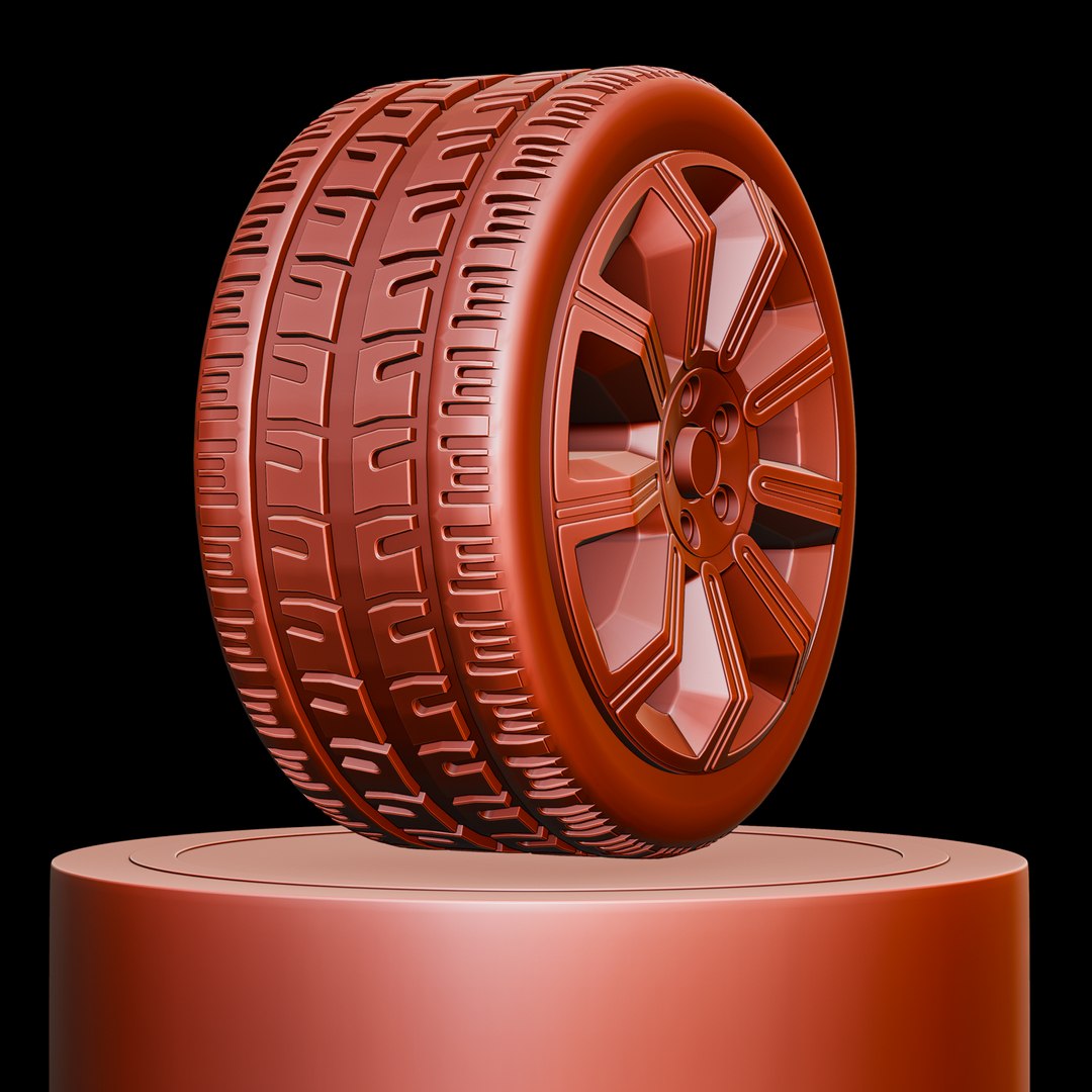 3D Realistic Car Wheel 3D Model - 4K Textures - TurboSquid 2338387