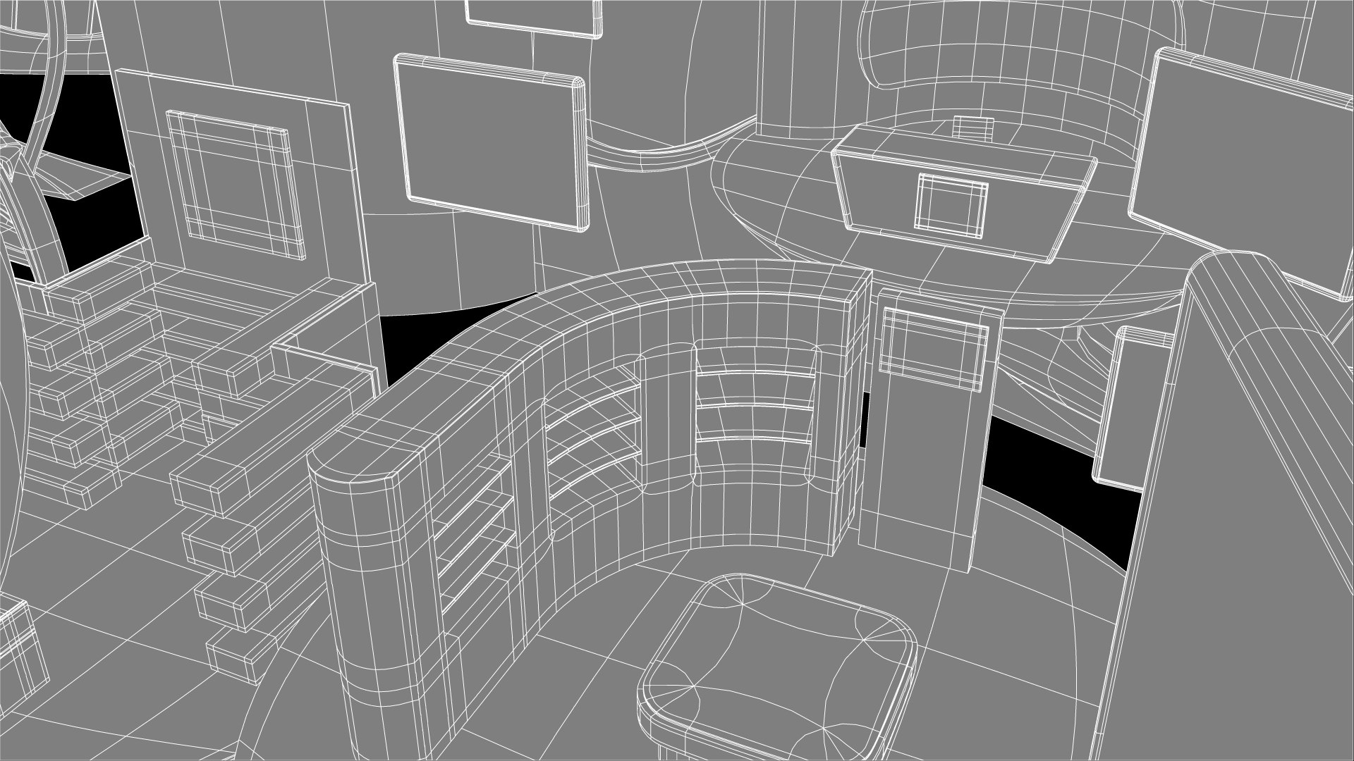 3D Metaverse Exhibition Building X7 Concept - TurboSquid 2060263