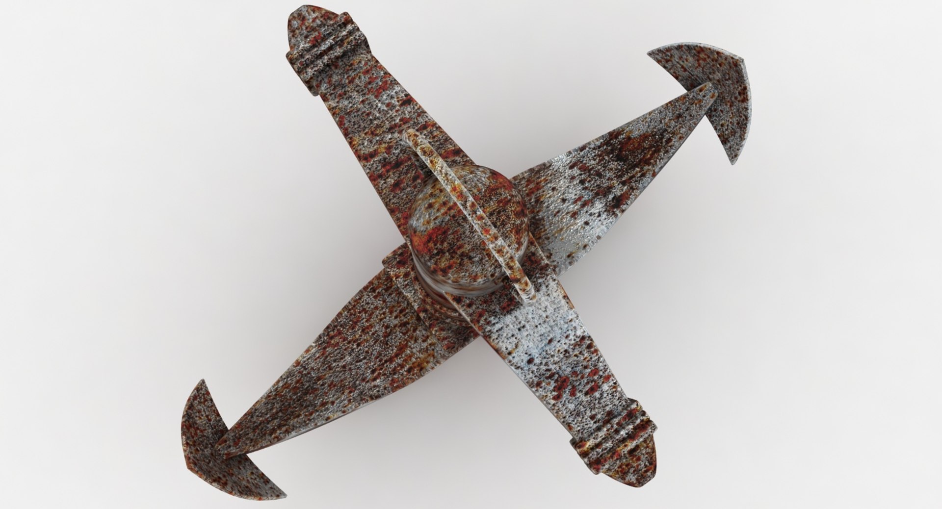 3D Rusty Anchor 3 - TurboSquid 1325112