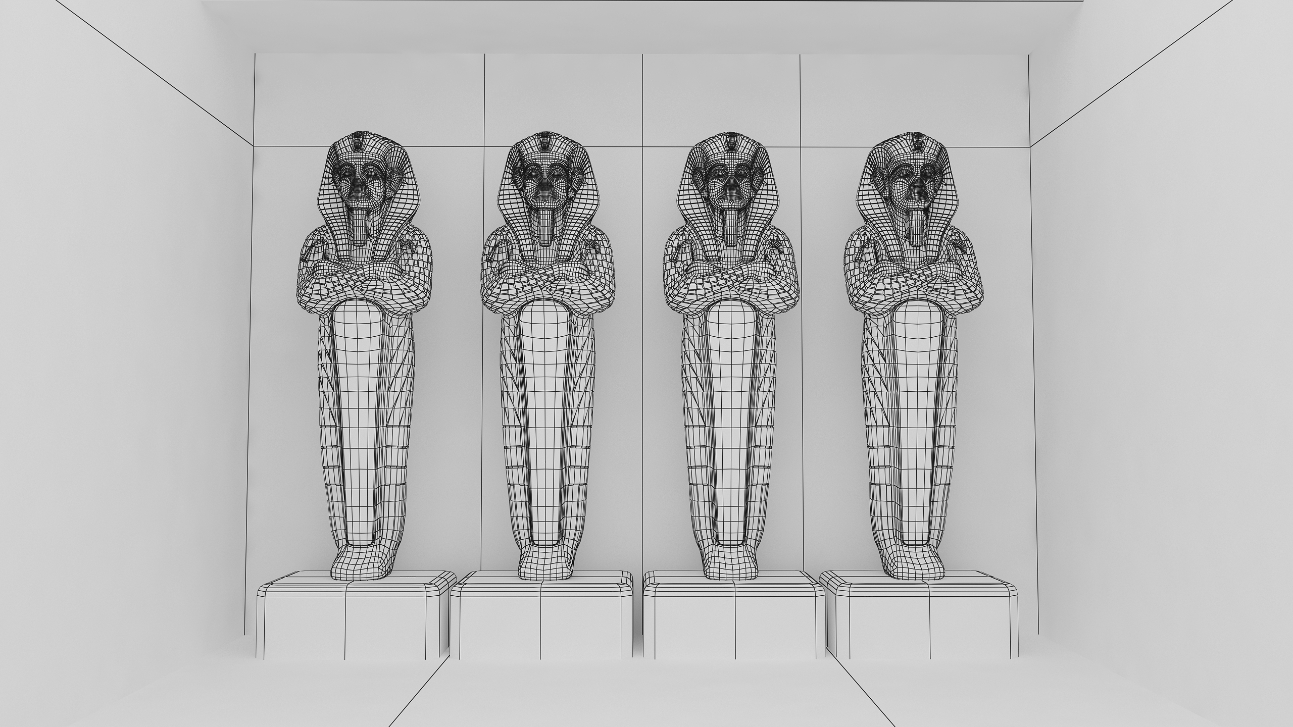 Ägyptischer Abu-Simbel-Tempel - Innenraum 3D-Modell - TurboSquid 1845765