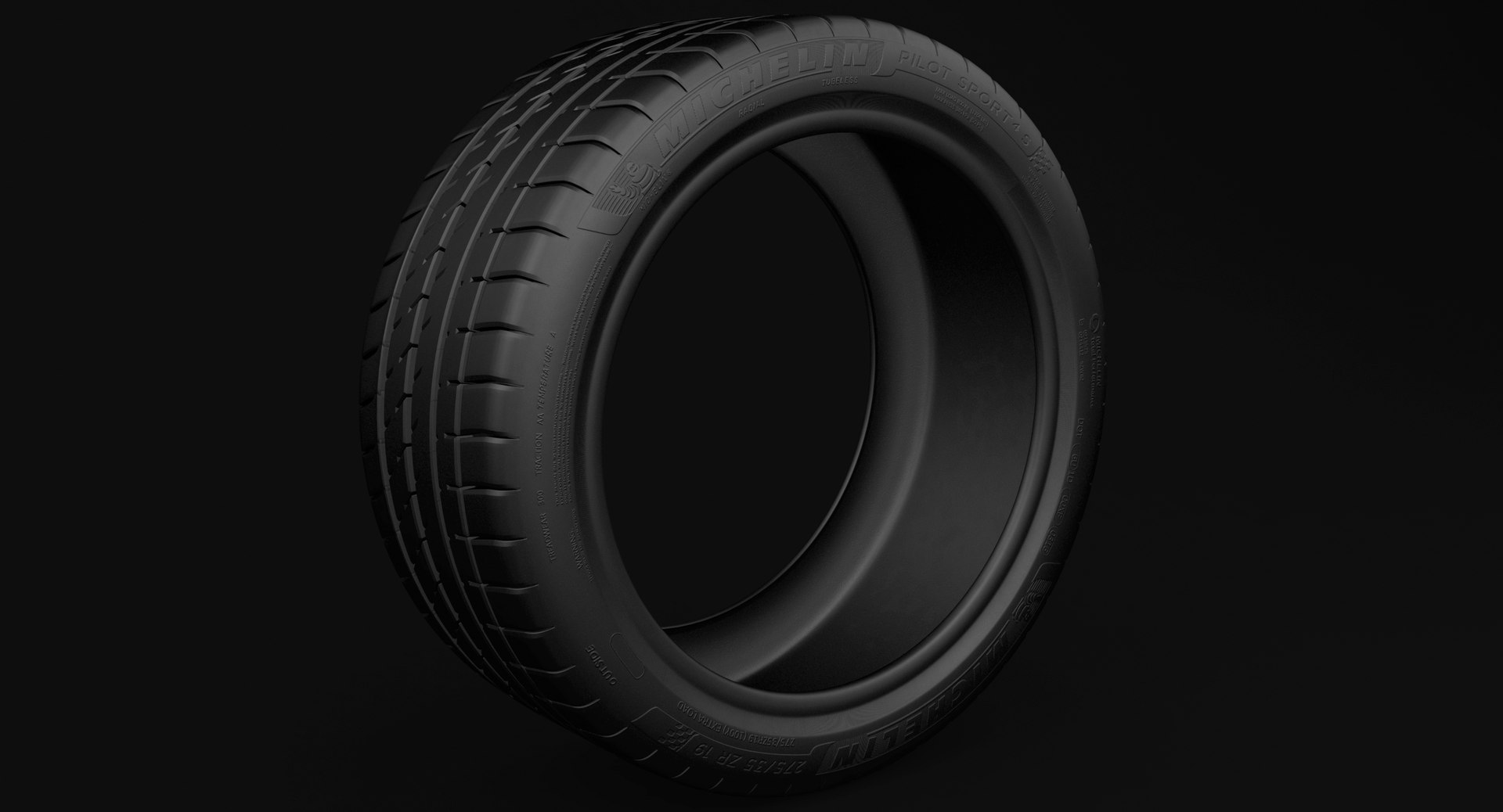 3D Tire Michelin 4 - TurboSquid 1434787