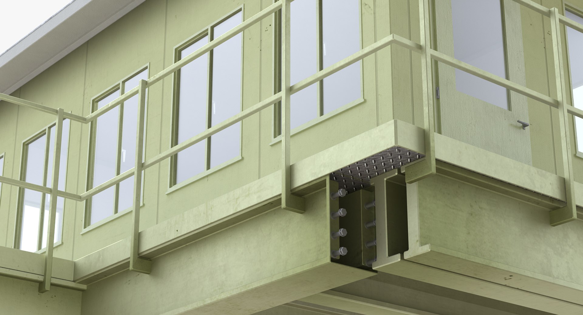 3D watchman cabin model - TurboSquid 1423750