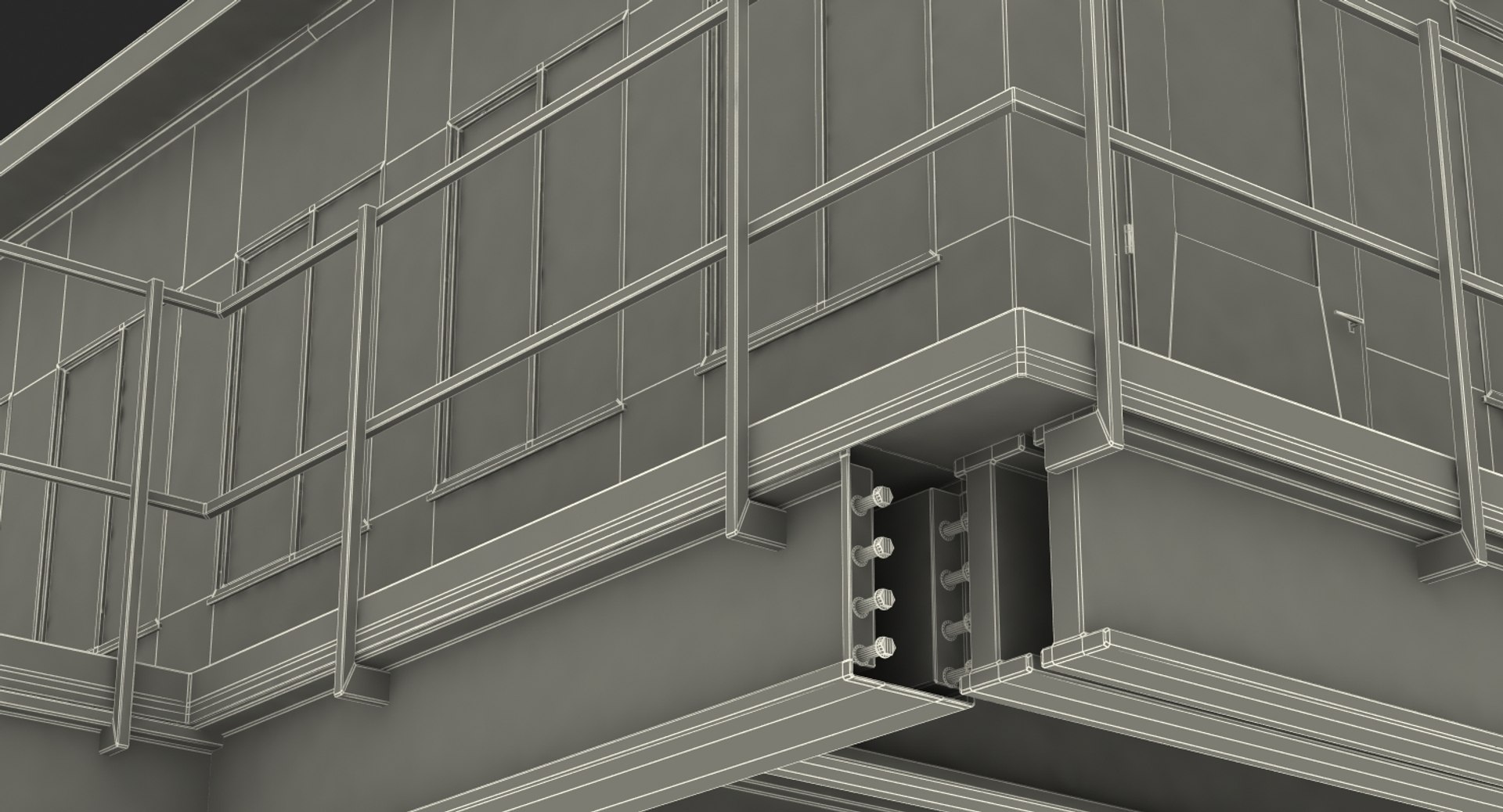 3D watchman cabin model - TurboSquid 1423750