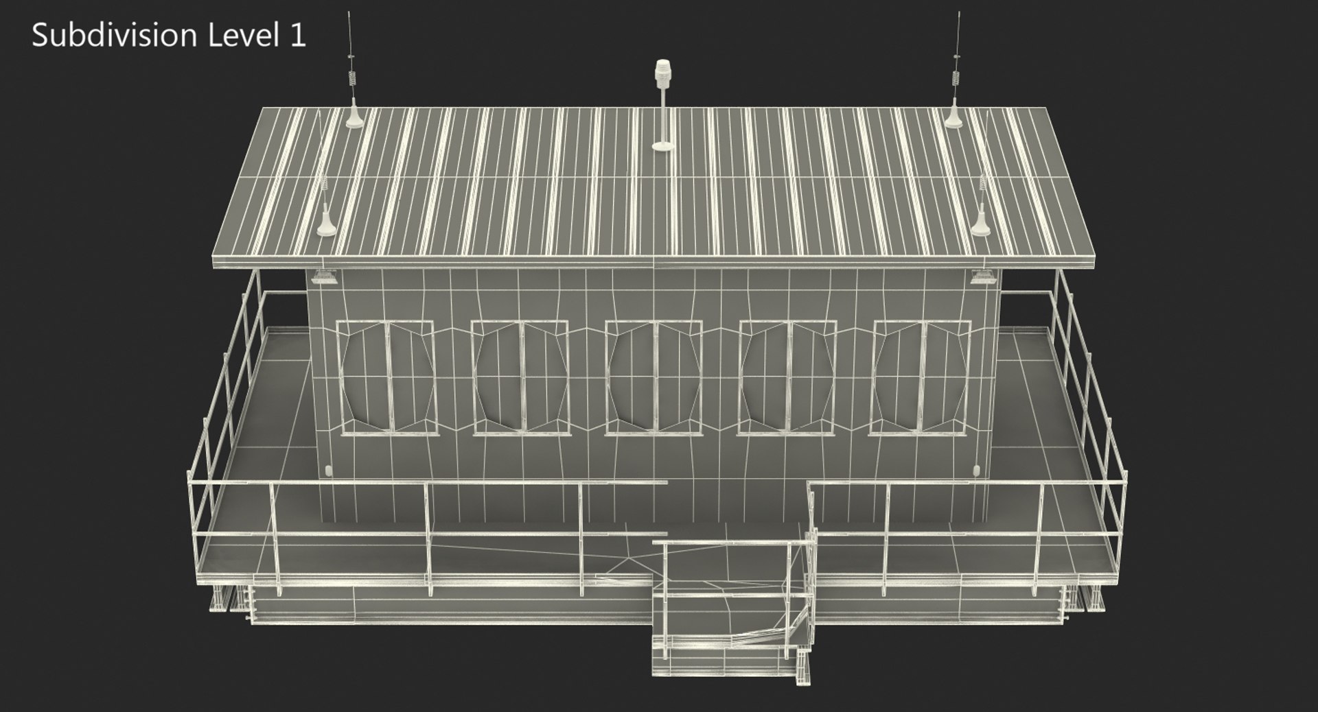 3D watchman cabin model - TurboSquid 1423750