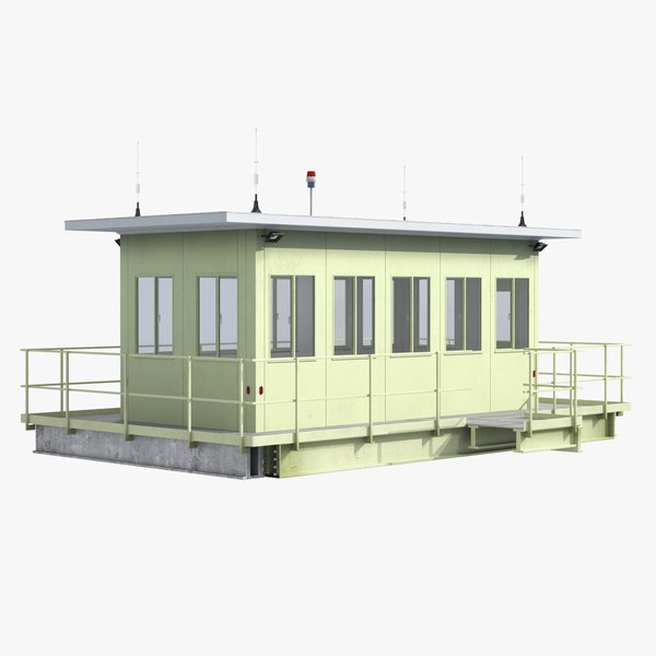 3D watchman cabin model - TurboSquid 1423750