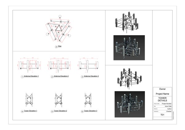modelo 3d ANTENNA TOWER-1 REVIT FAMILY 2016 - TurboSquid 1331258
