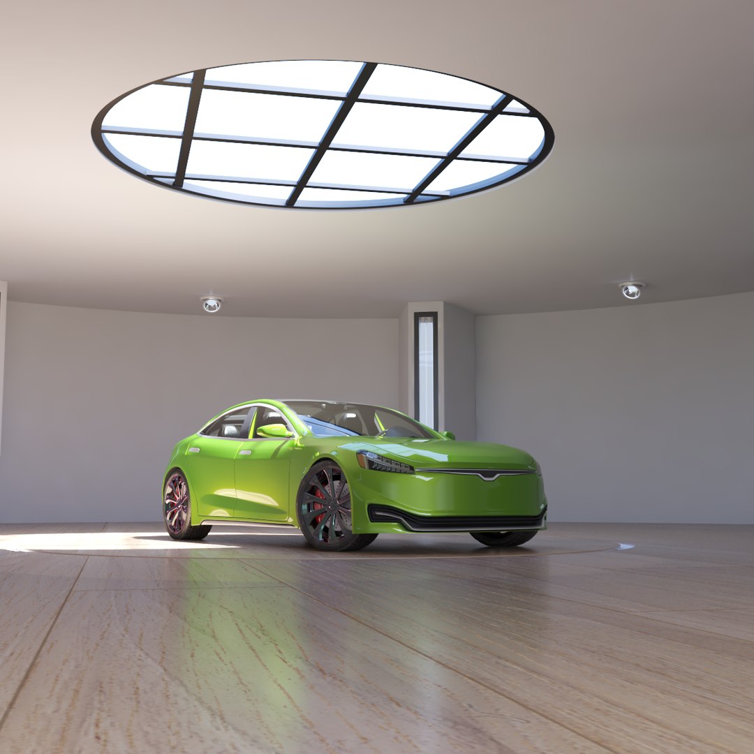 3D Car Studio Showroom - TurboSquid 1769638