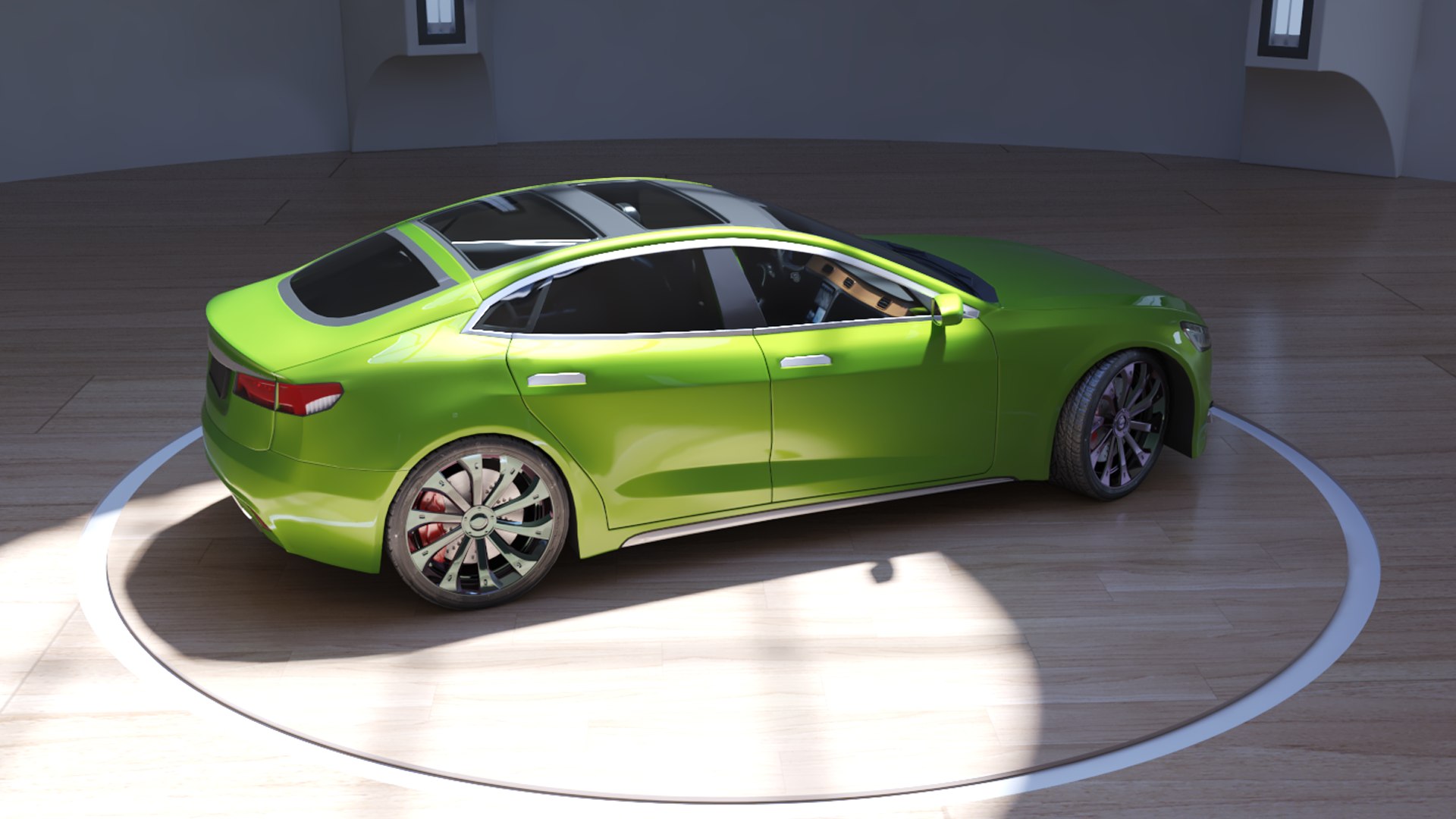 3D Car Studio Showroom - TurboSquid 1769638