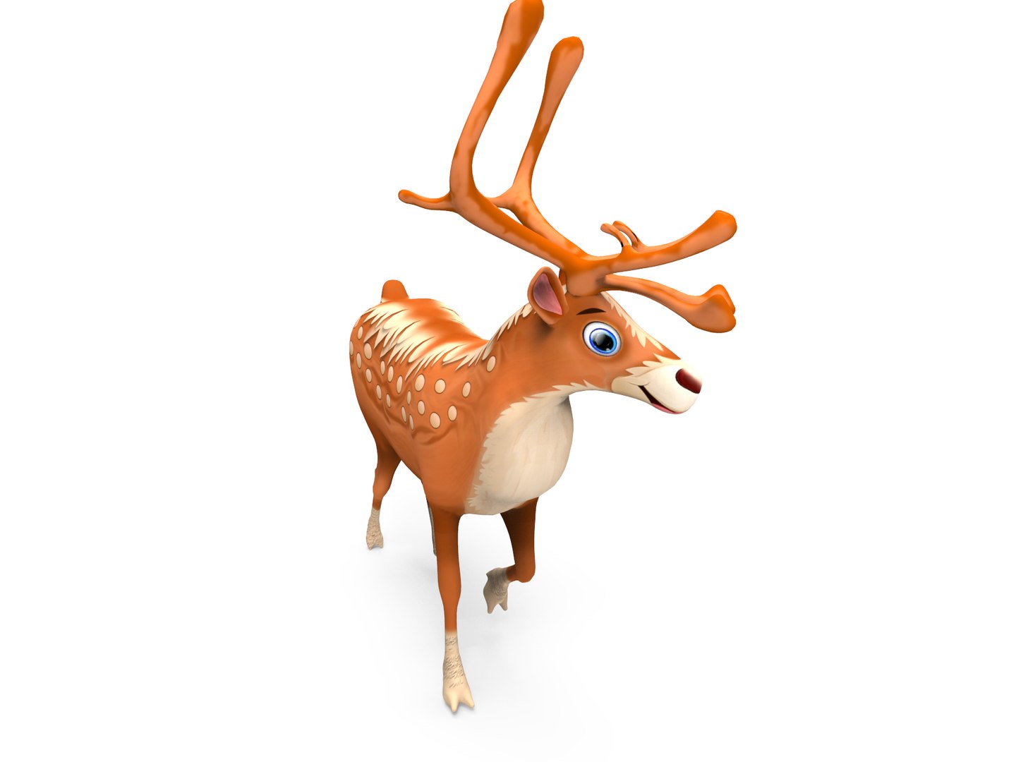 3D model reindeer rigged deer animation - TurboSquid 1616538