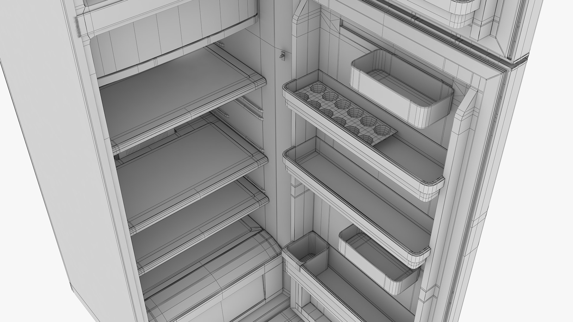 3D Model Stainless Steel Fridge - TurboSquid 2078220