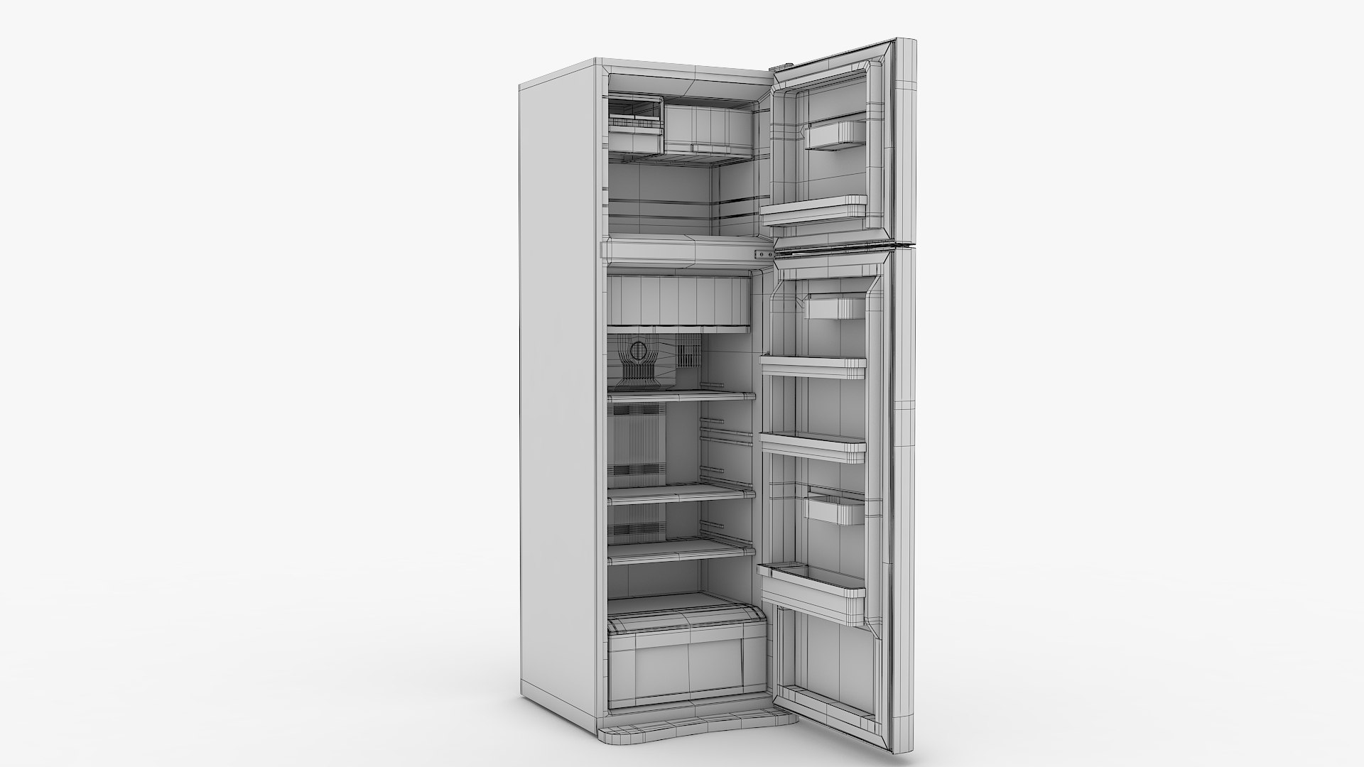 3D Model Stainless Steel Fridge - TurboSquid 2078220