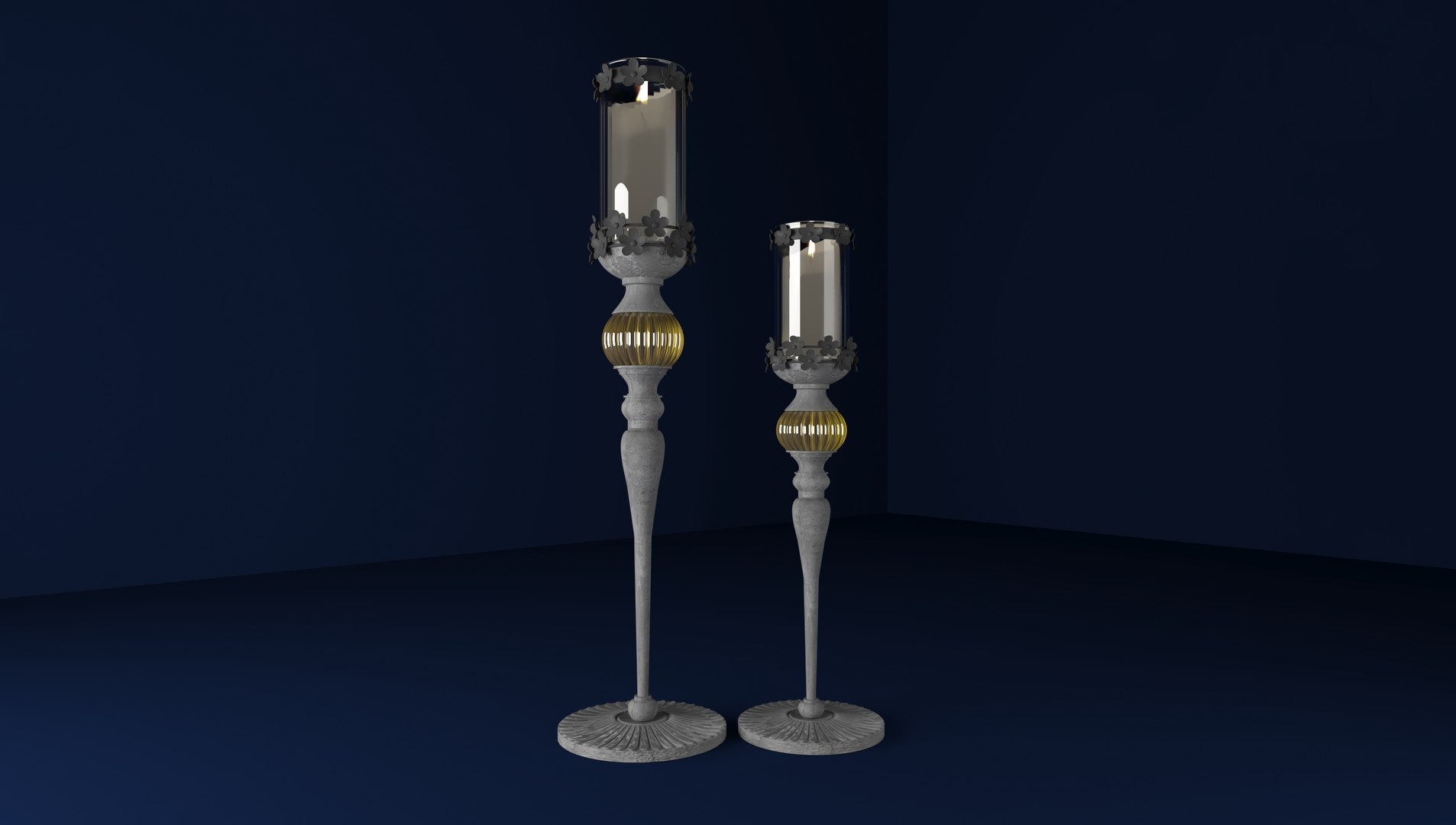 Candlestick Model - TurboSquid 1835670