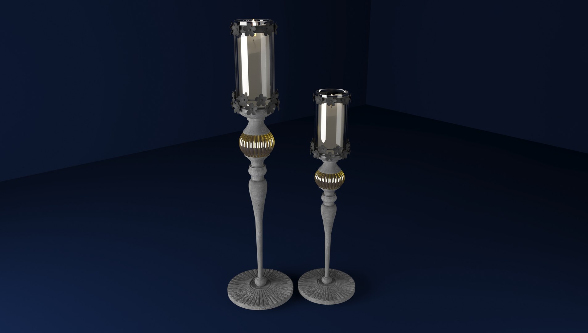 Candlestick Model - TurboSquid 1835670