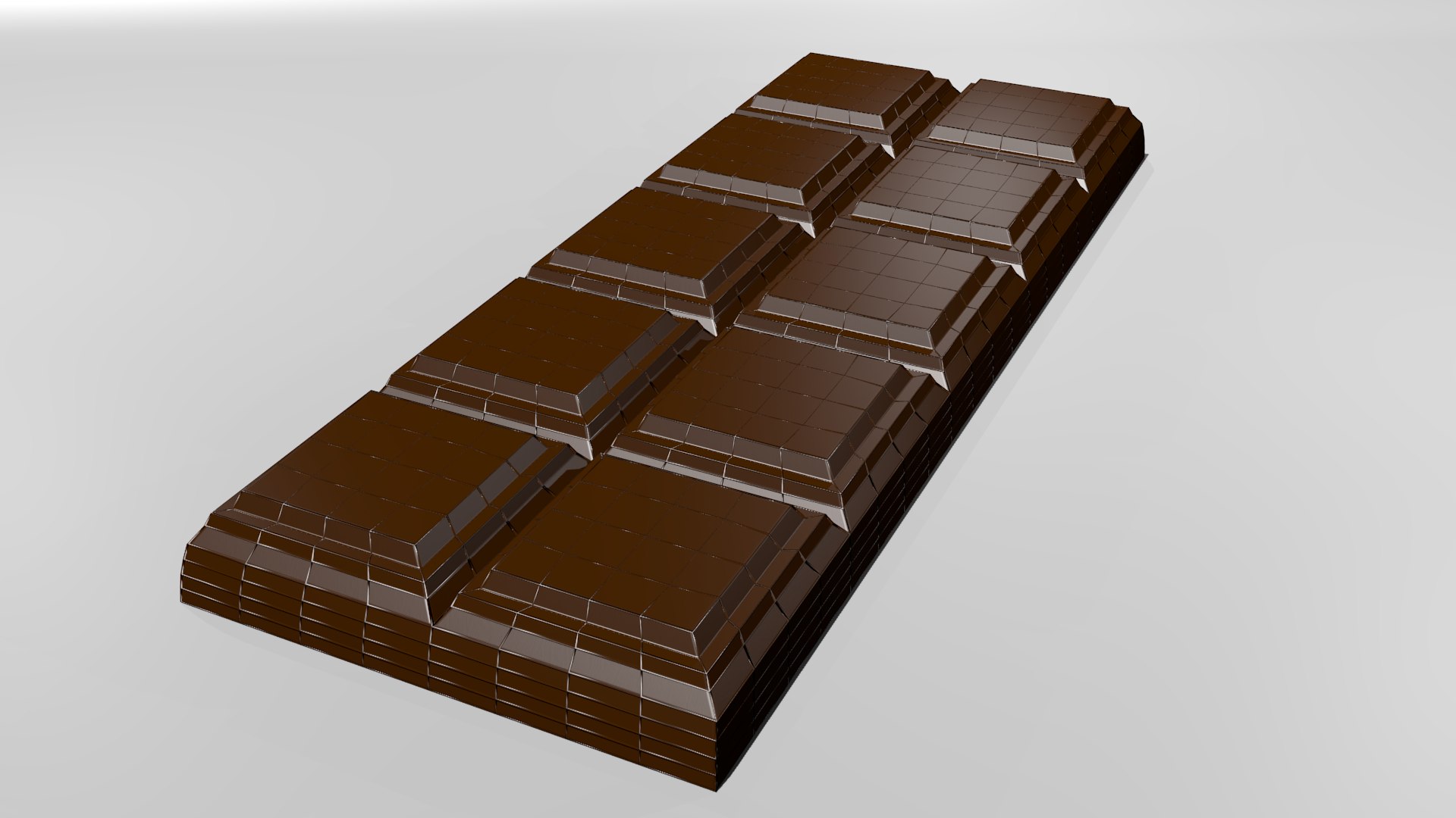 3d model of chocolate