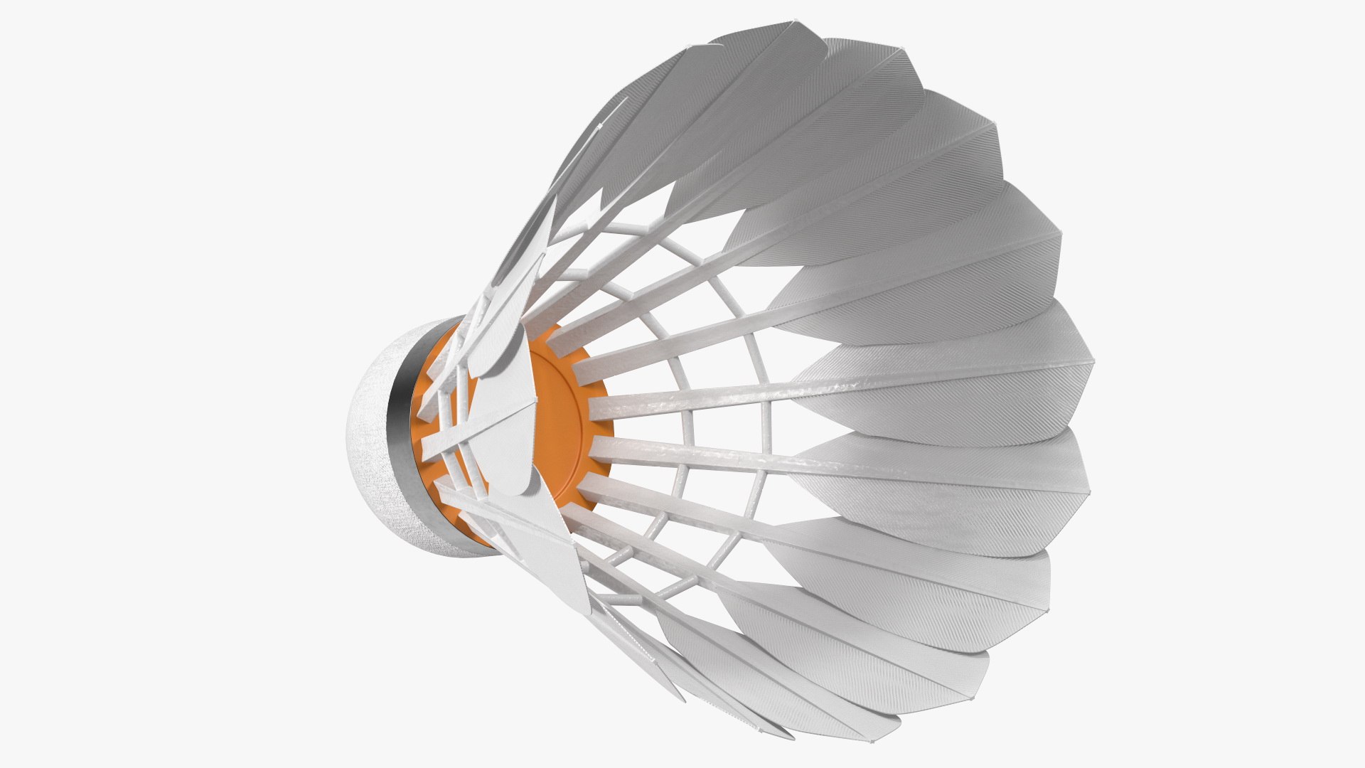 3D Badminton Racquet Set With Nylon Shuttle Model - TurboSquid 2208666