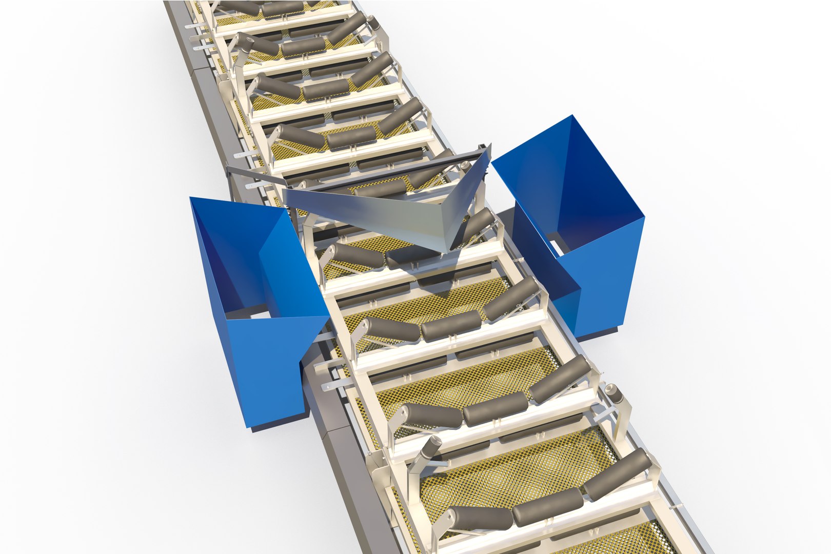 Shoot Conveyor Belt 3d Model