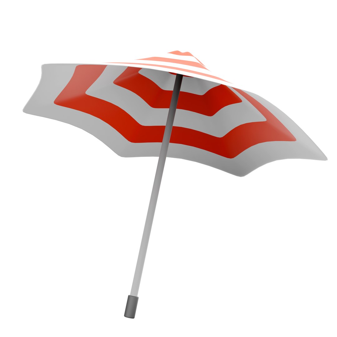 3D 3d Beach Umbrella Icon - TurboSquid 2055959