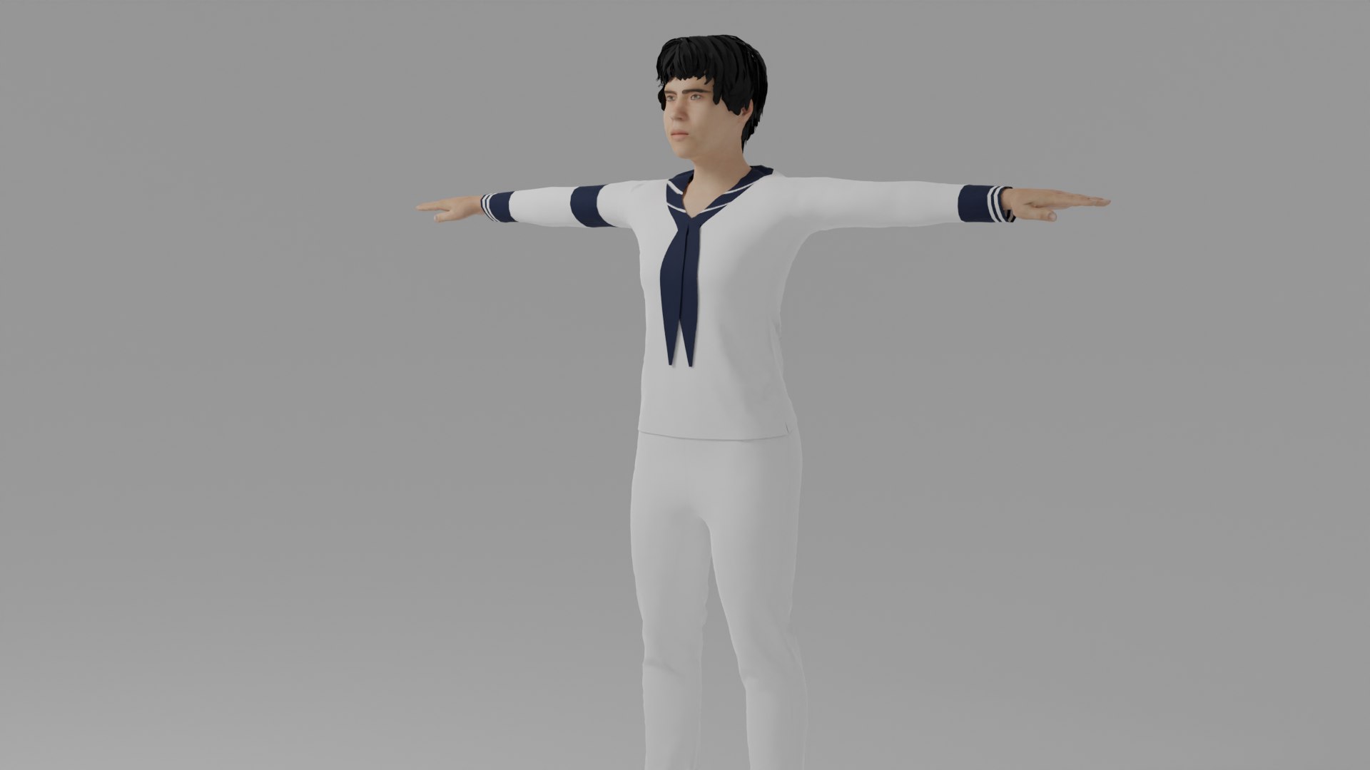 3D Sailor Man Model - TurboSquid 2041866