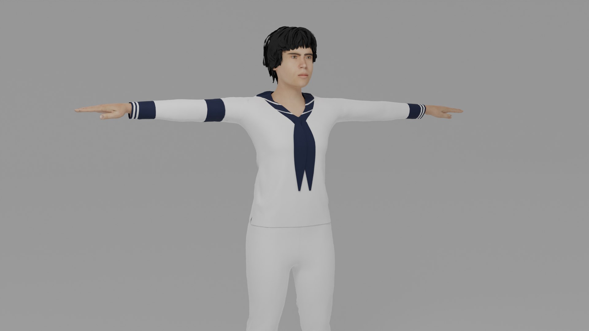 3D Sailor Man Model - TurboSquid 2041866