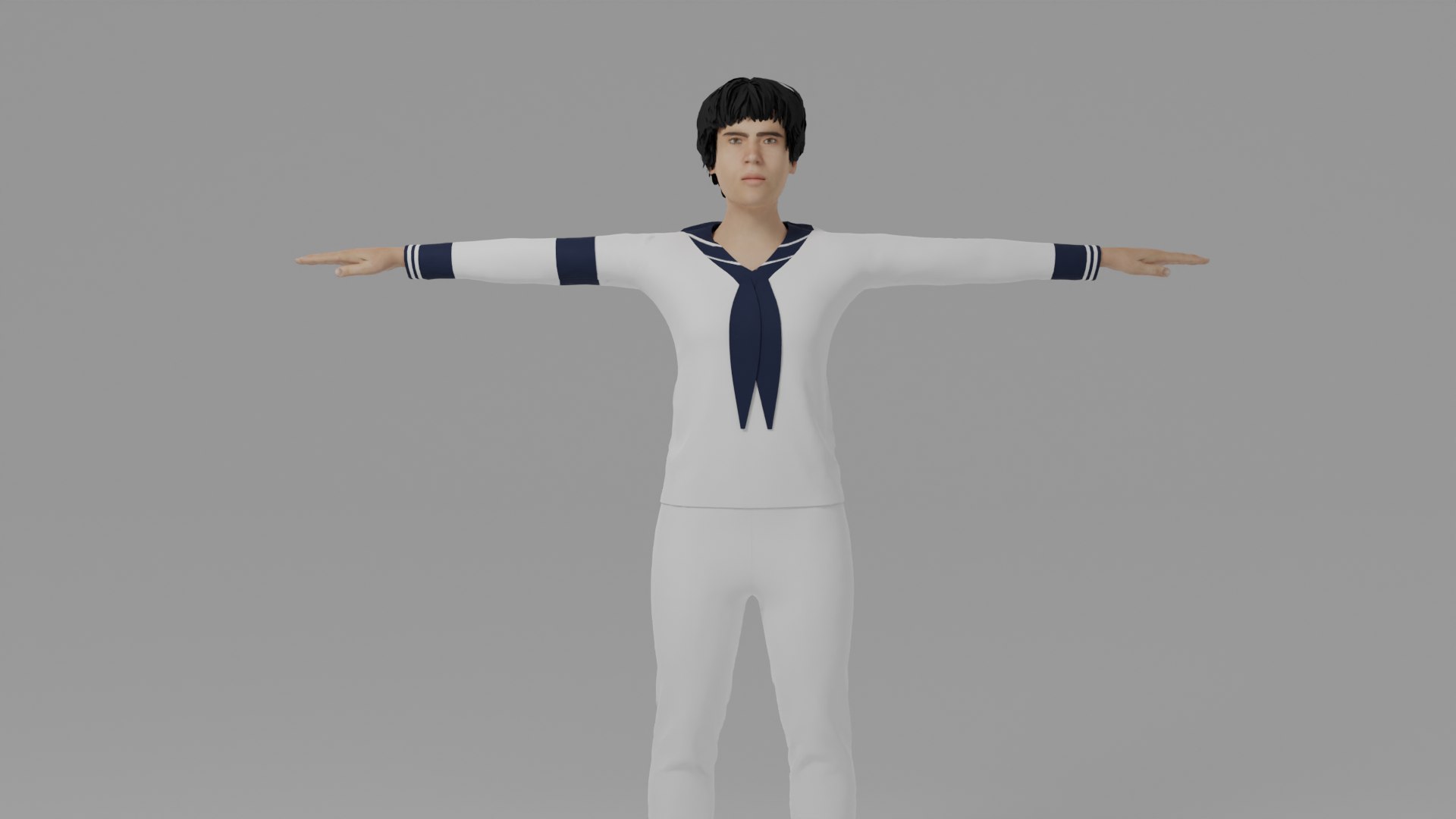 3D Sailor Man Model - TurboSquid 2041866